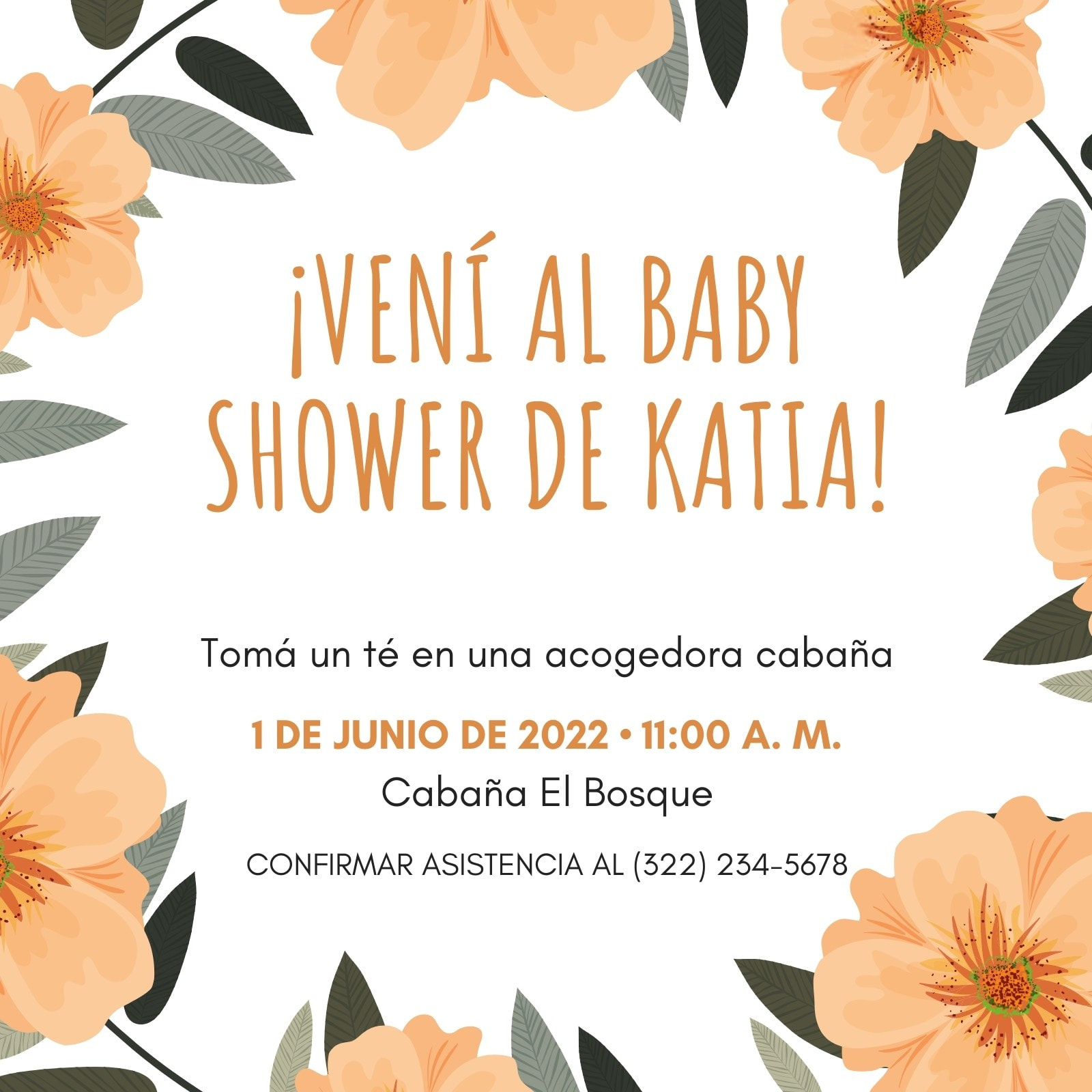 Plantilla Genérica De Invitaciones Para Baby Shower Plantilla De