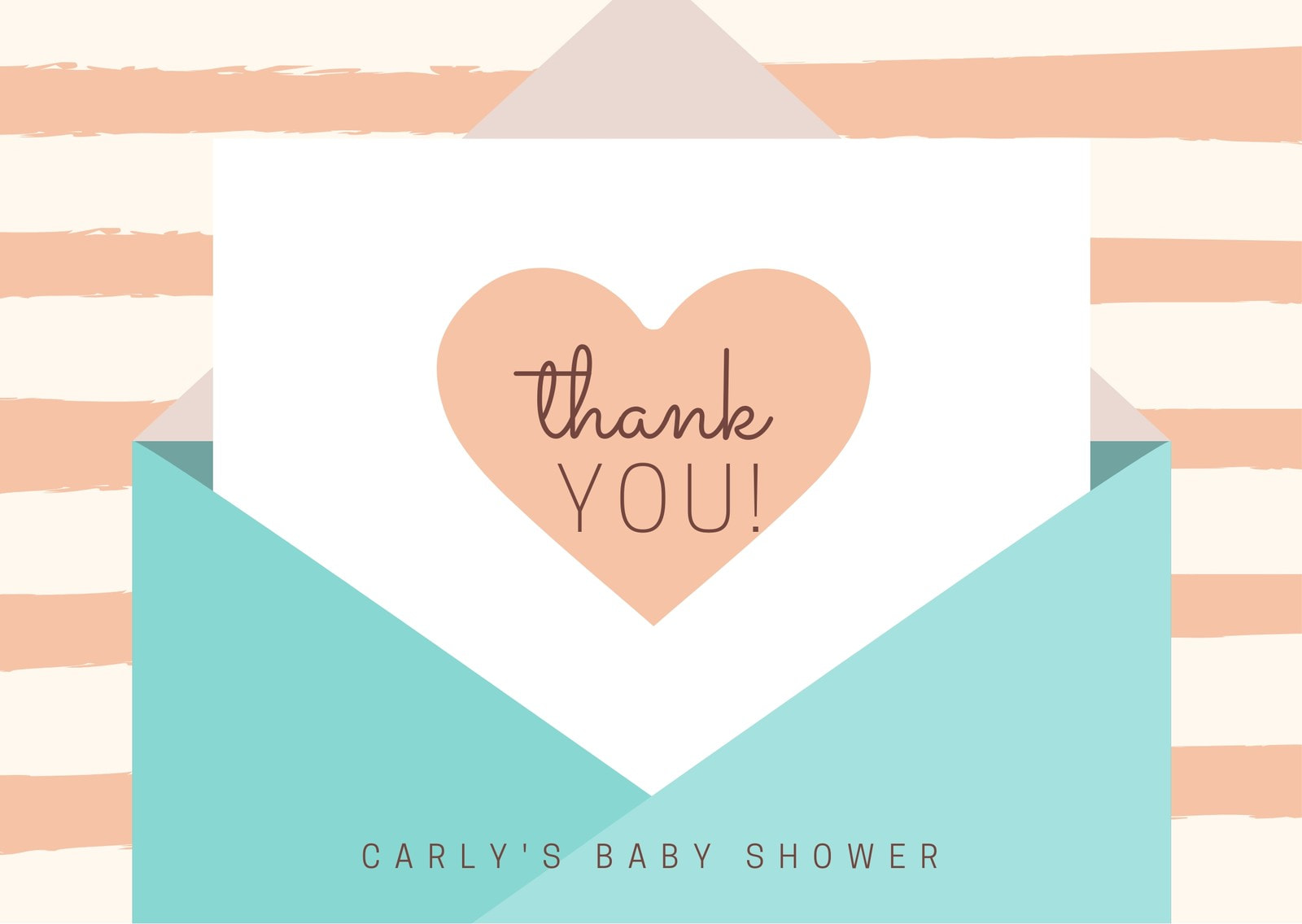 Design Your Own Baby Shower Thank You Cards