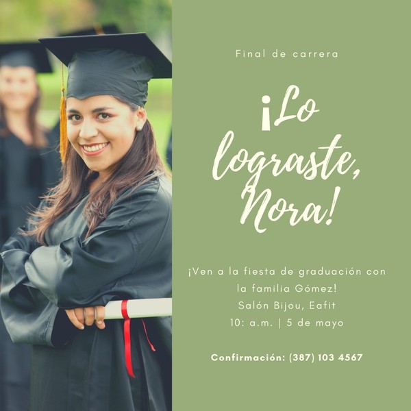 Invitaciones De Graduacion Diseñe Su Propia