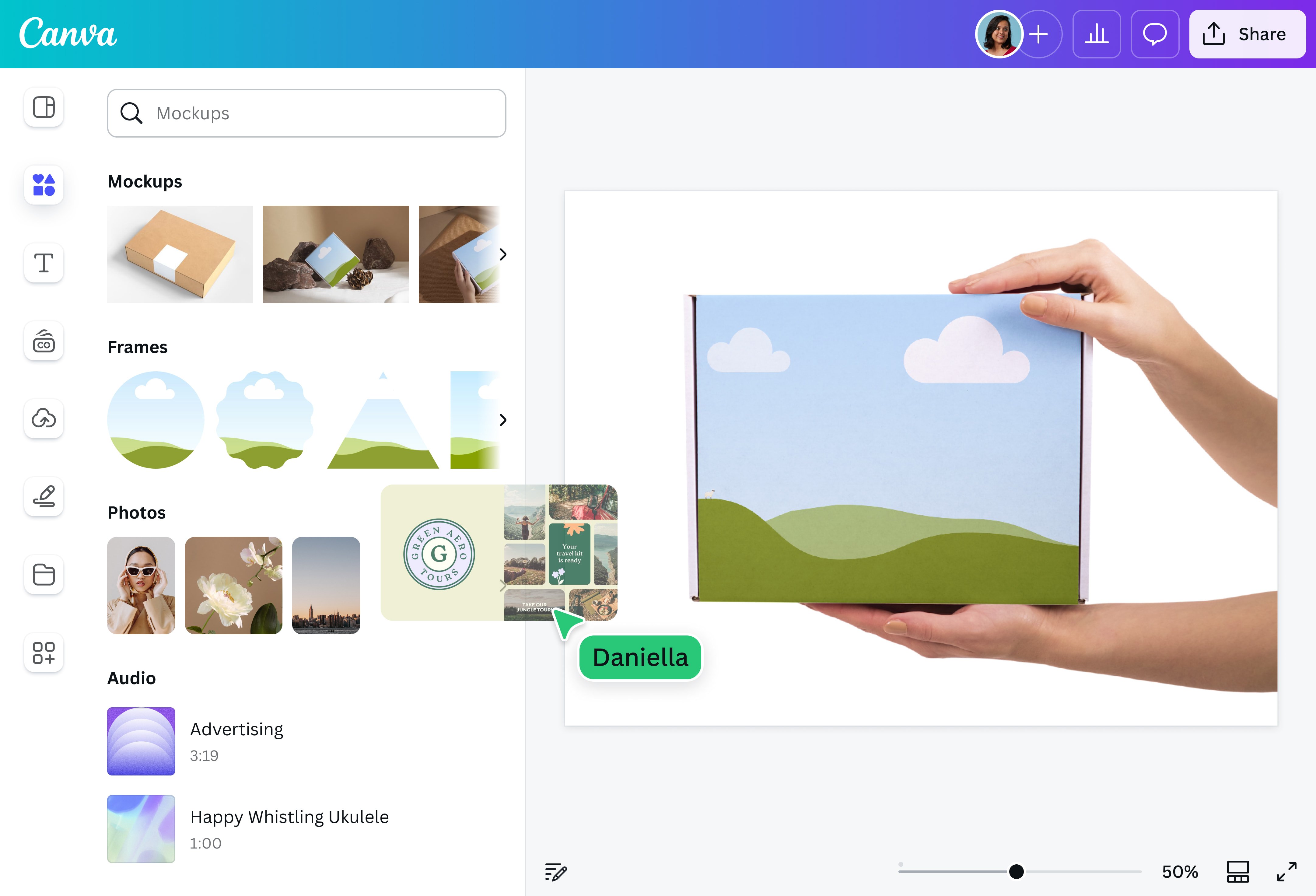 موك اب بوكس: إنشاء نماذج موك اب صندوق أونلاين مجاناً - Canva