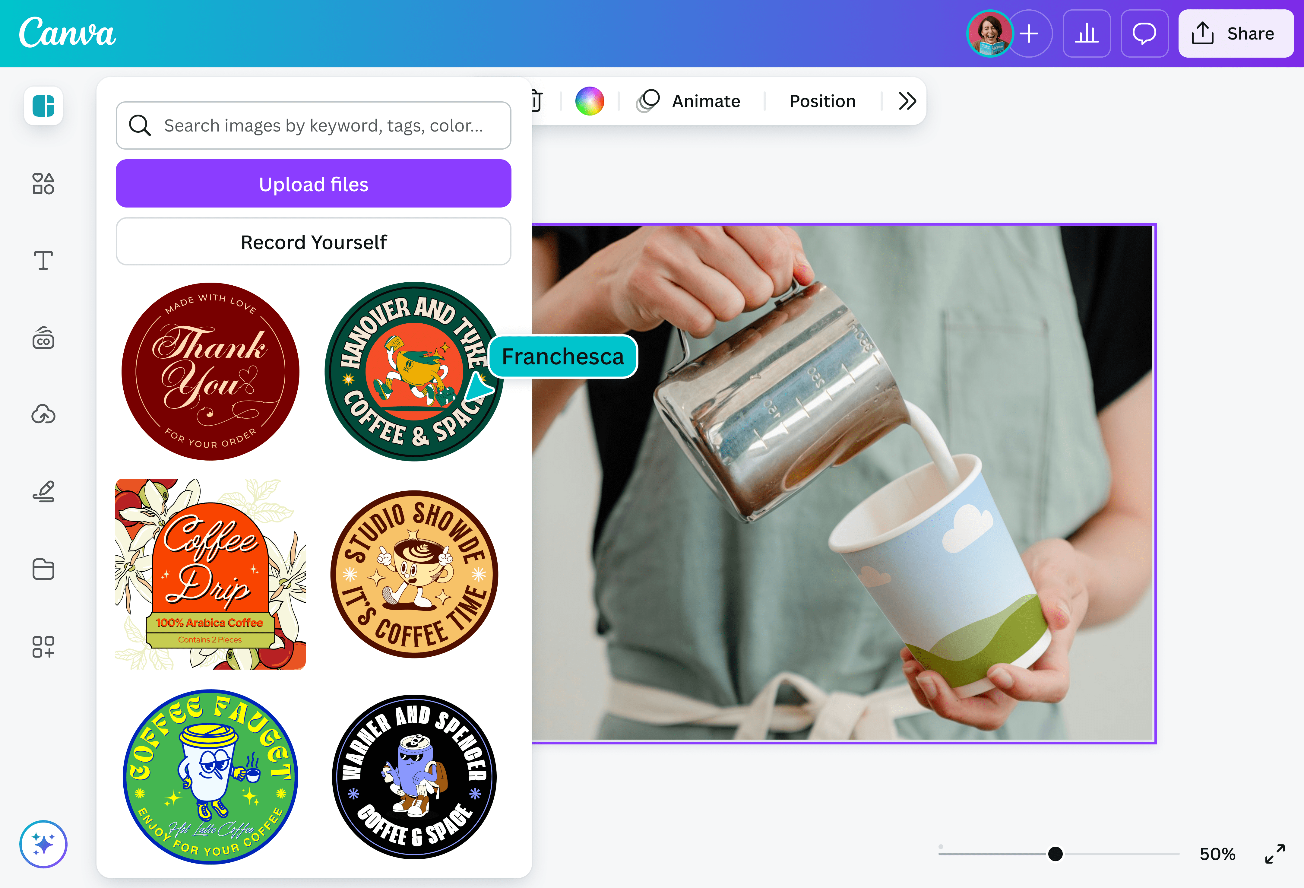 Free coffee cup mockup generator | Canva