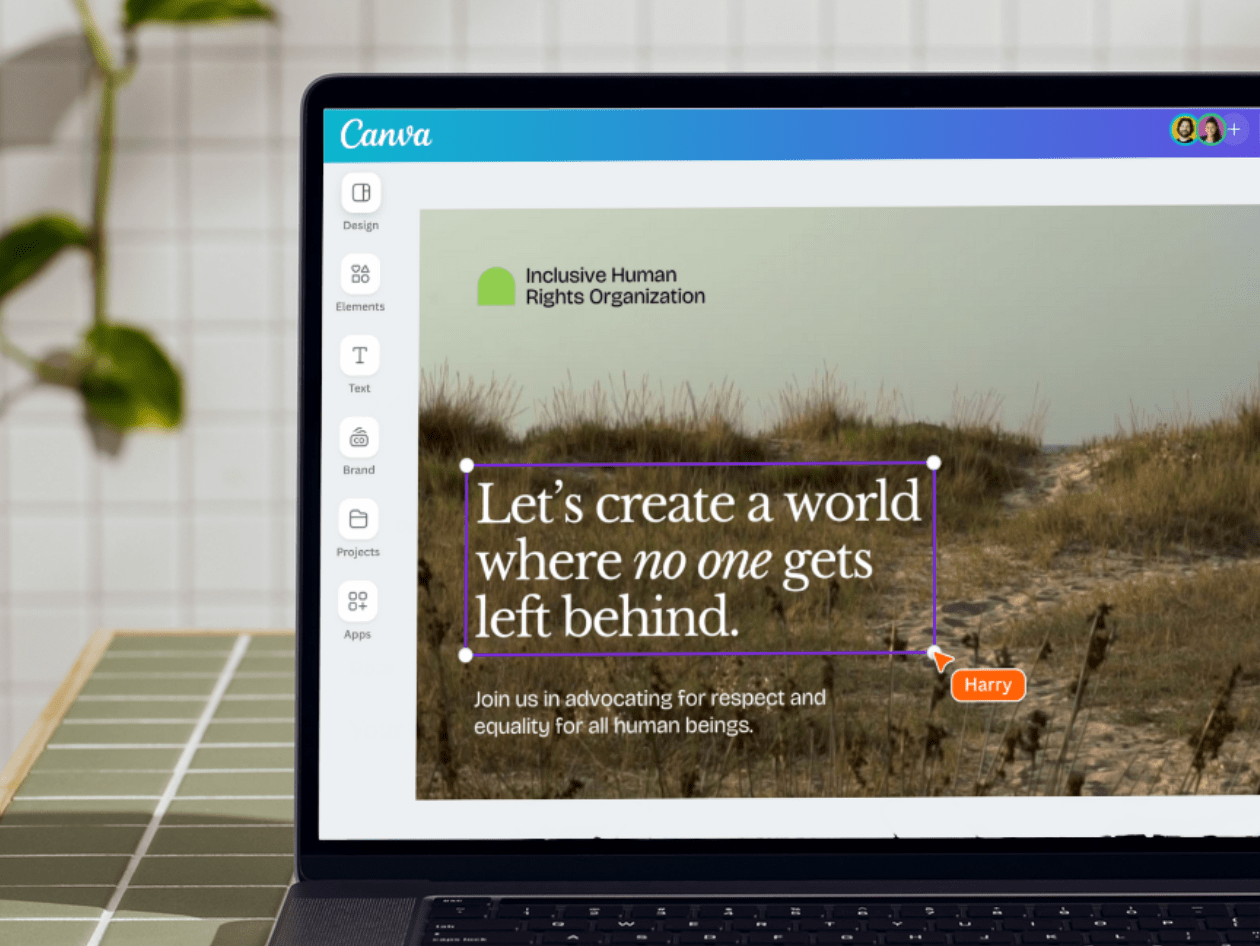 Canva's Two-Step Plan