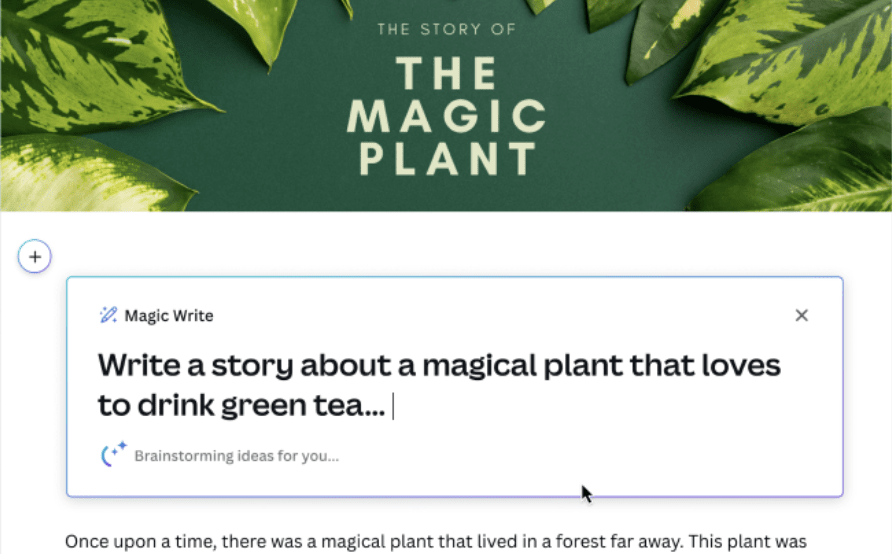 Buat Cerita & Ide Cerpen dengan AI | Canva