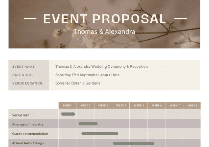 Gratis Projectvoorstel Maken | Event voorstel maken online | Canva
