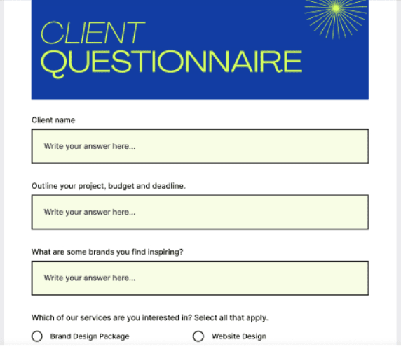 Criador de Questionários Online Gratuitos | Canva