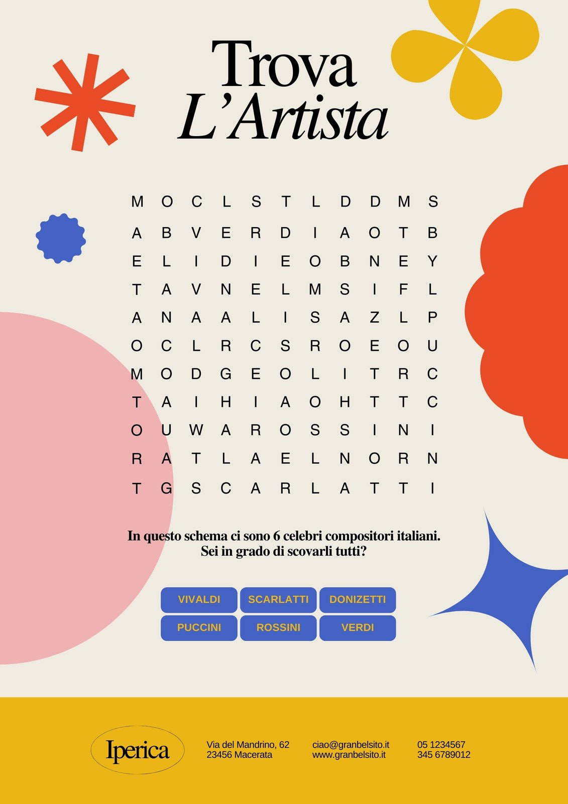 Parole intrecciate online - Crea giochi di parole gratis | Canva
