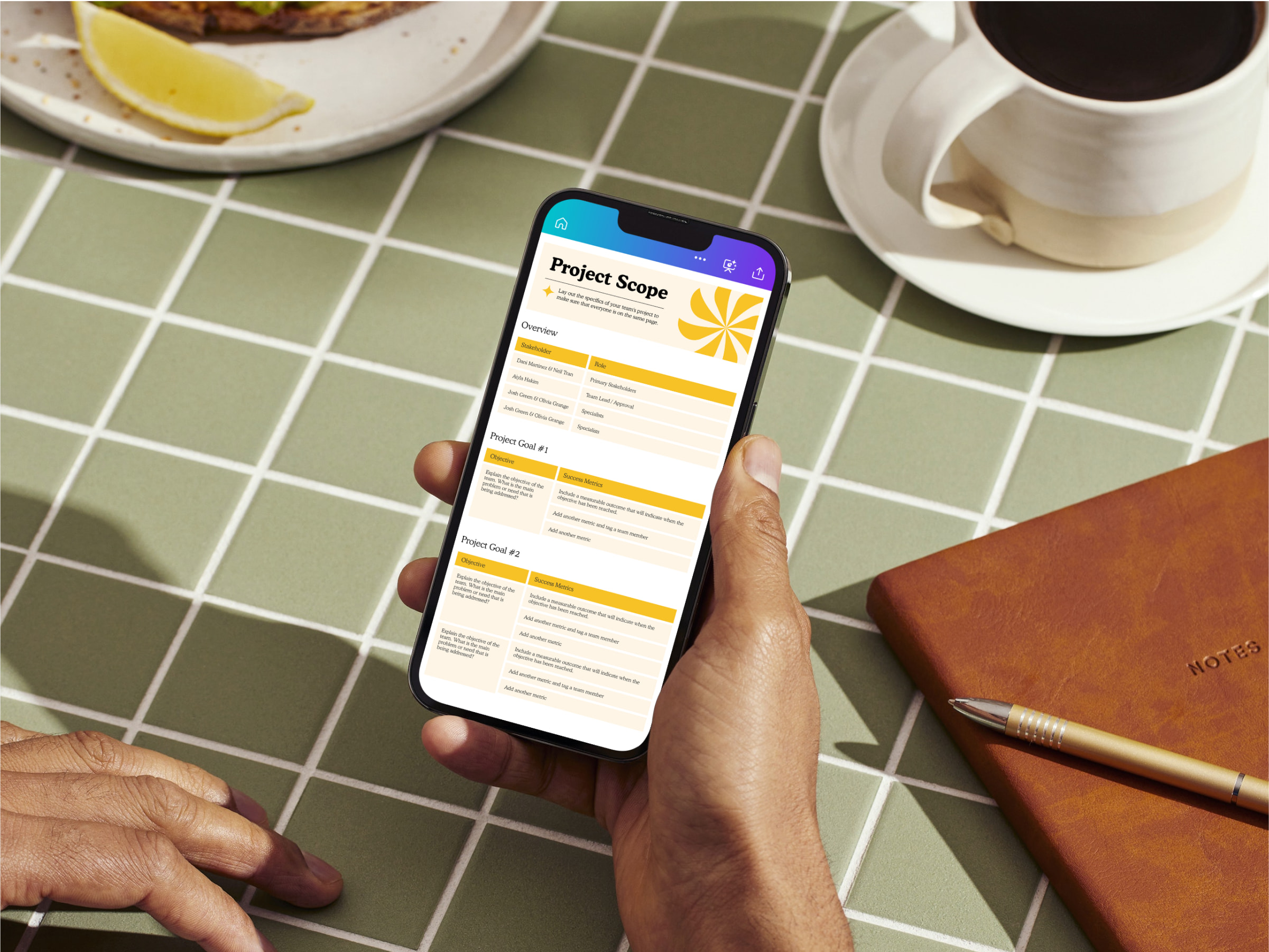 Project scope: come scriverlo, esempi e suggerimenti gratis | Canva