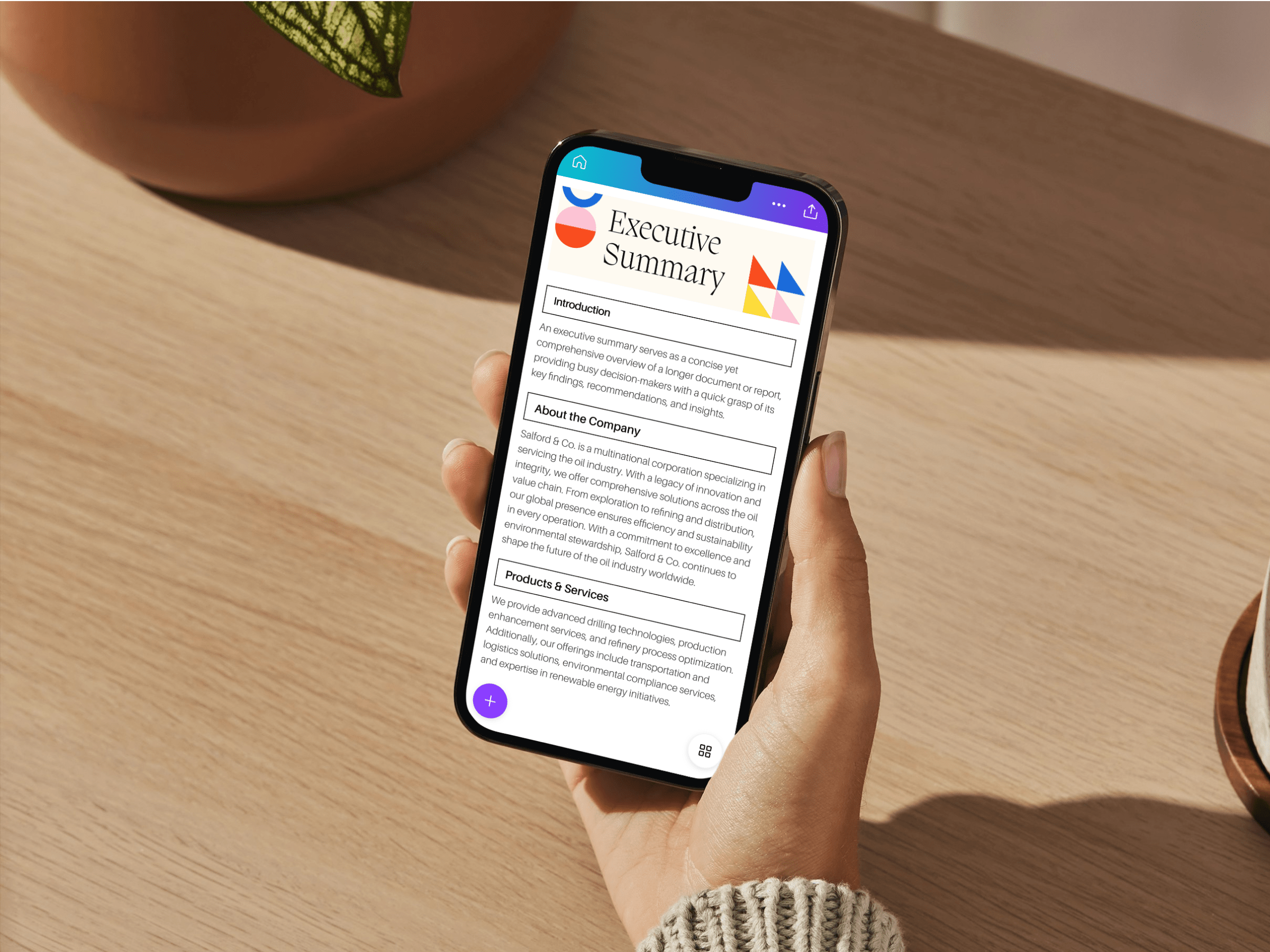 Come scrivere un executive summary: modelli, consigli, esempi | Canva