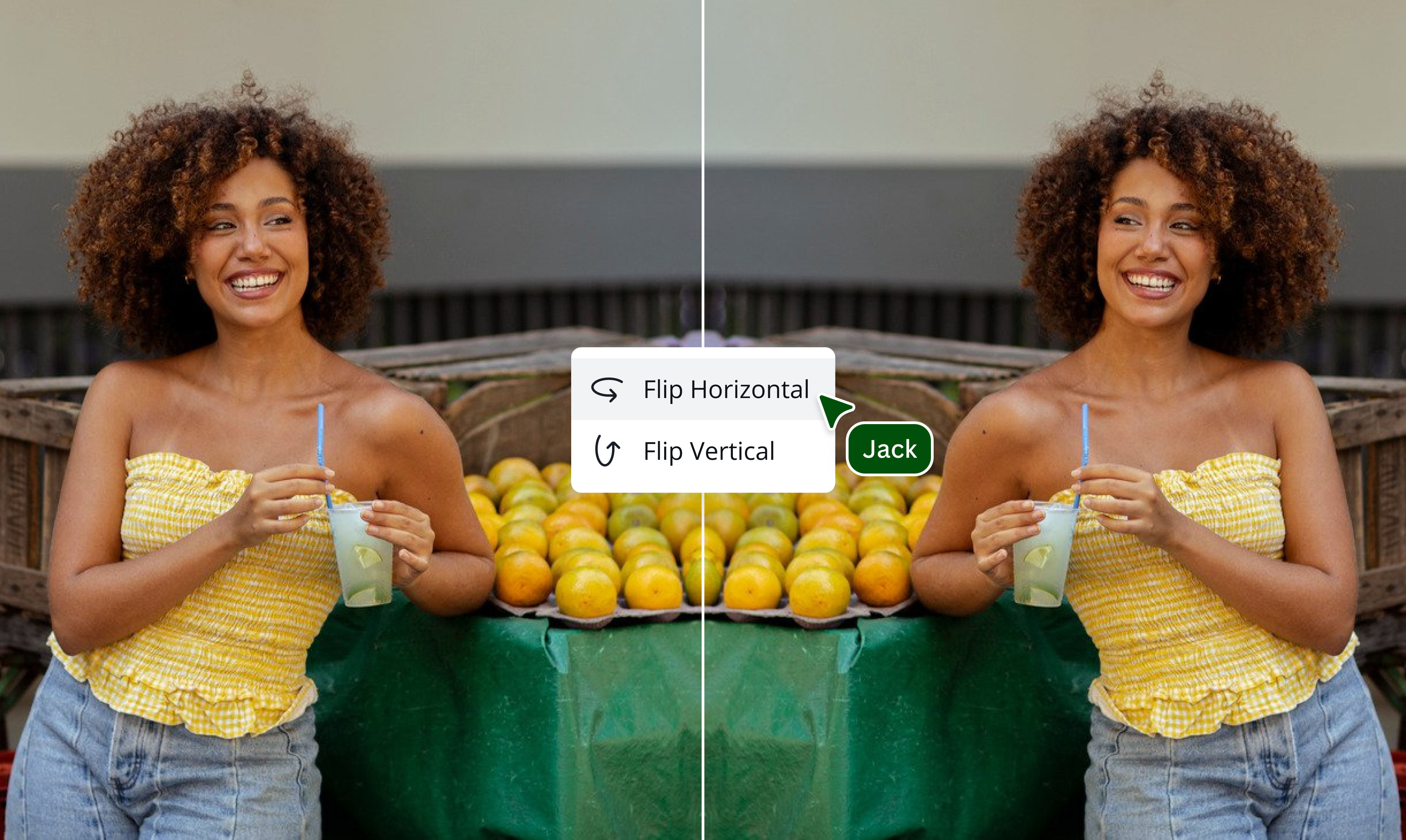 Efecto espejo para videos online gratis | Canva