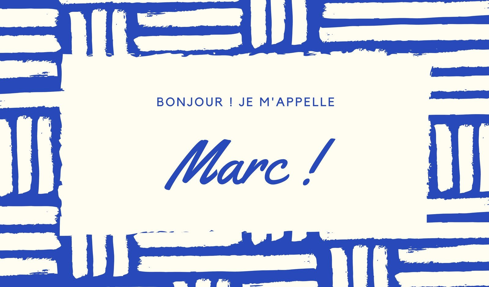 Créer une étiquette de prénom gratuitement en ligne | Canva