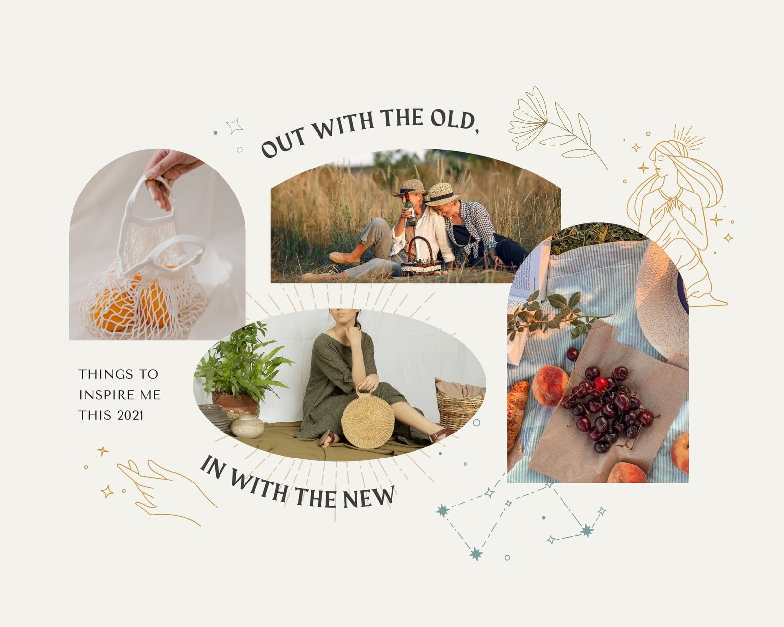 Crea vision board online gratis | Canva