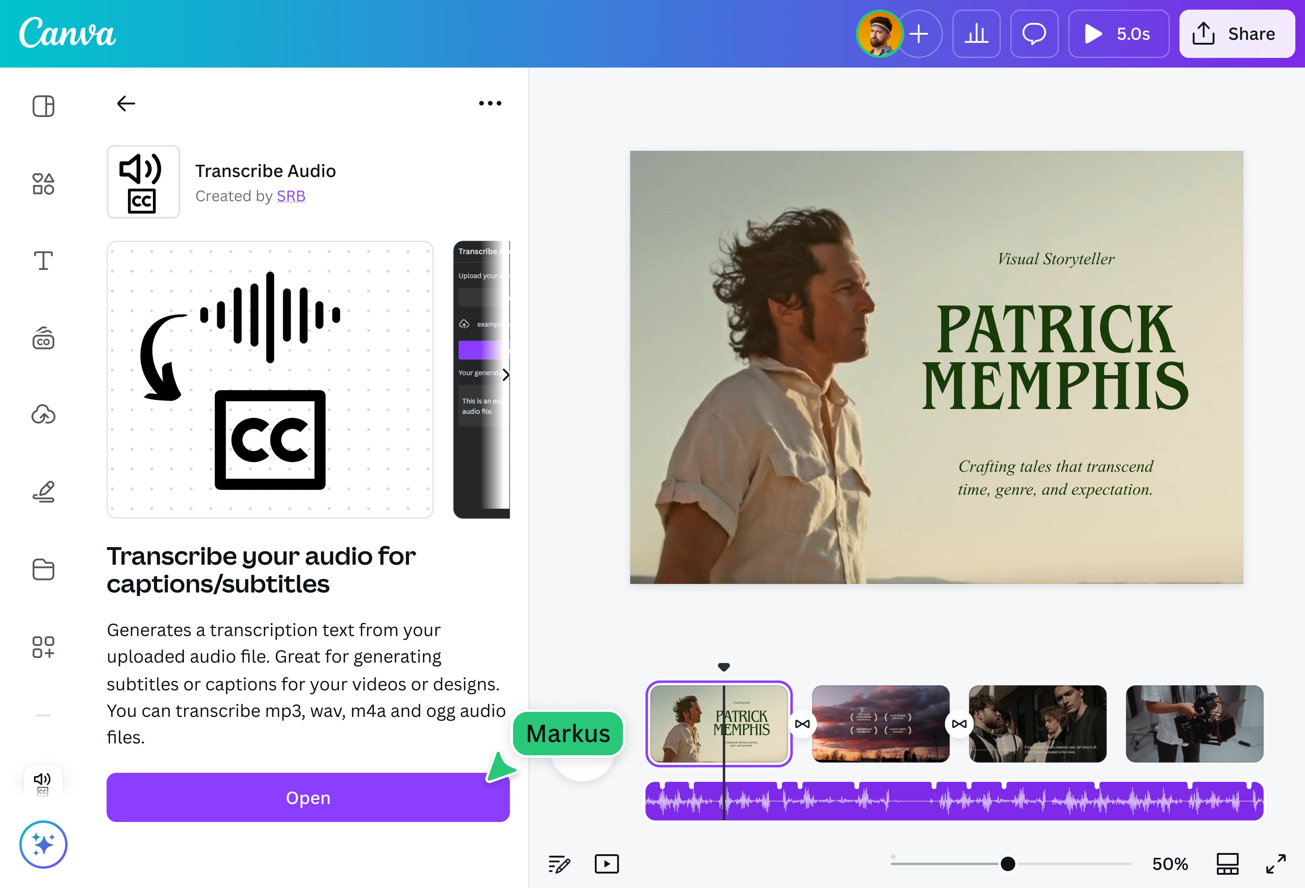 Conversor de áudio para texto grátis: transcreva áudio em texto | Canva