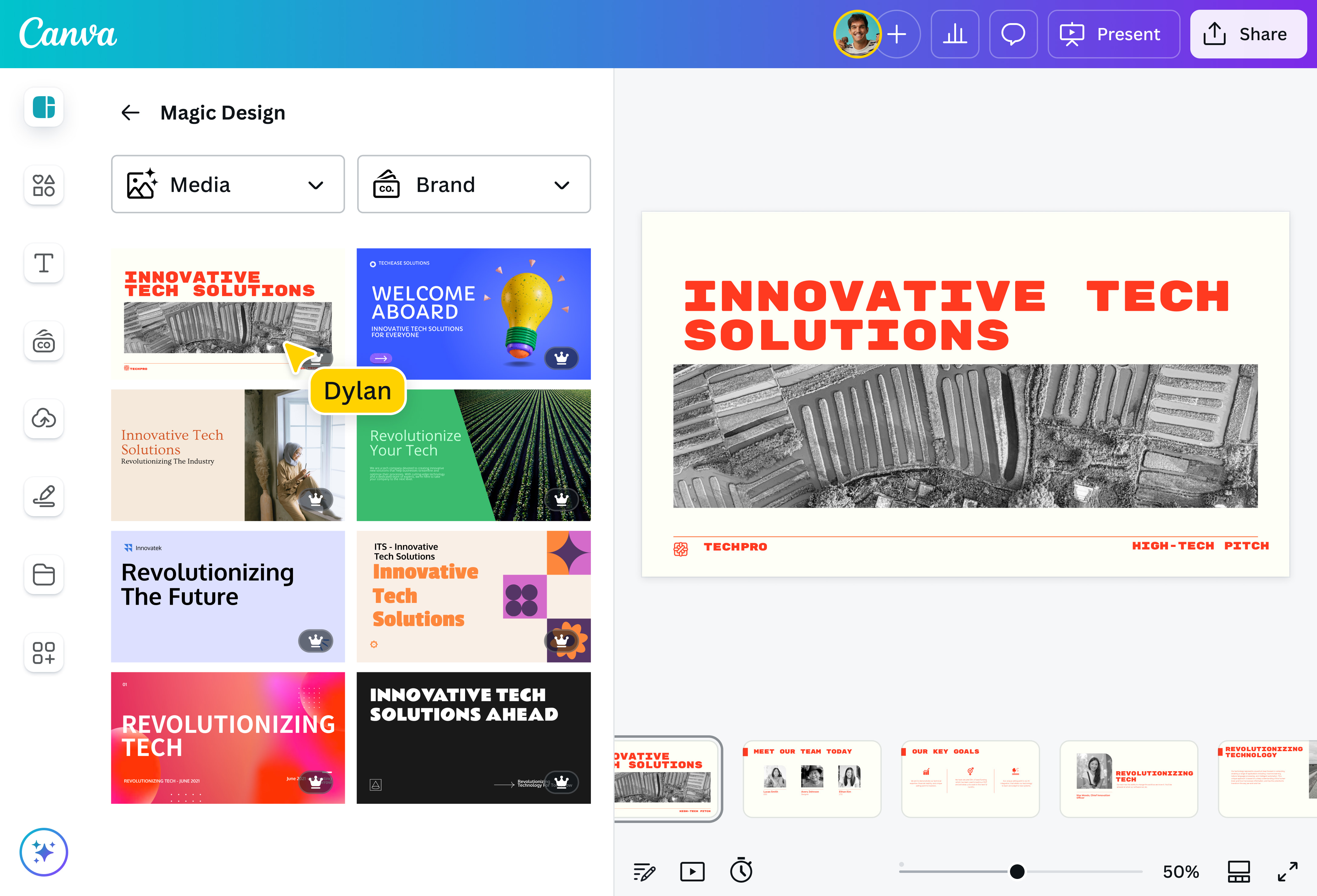 AI로 프레젠테이션 만들기 | Canva