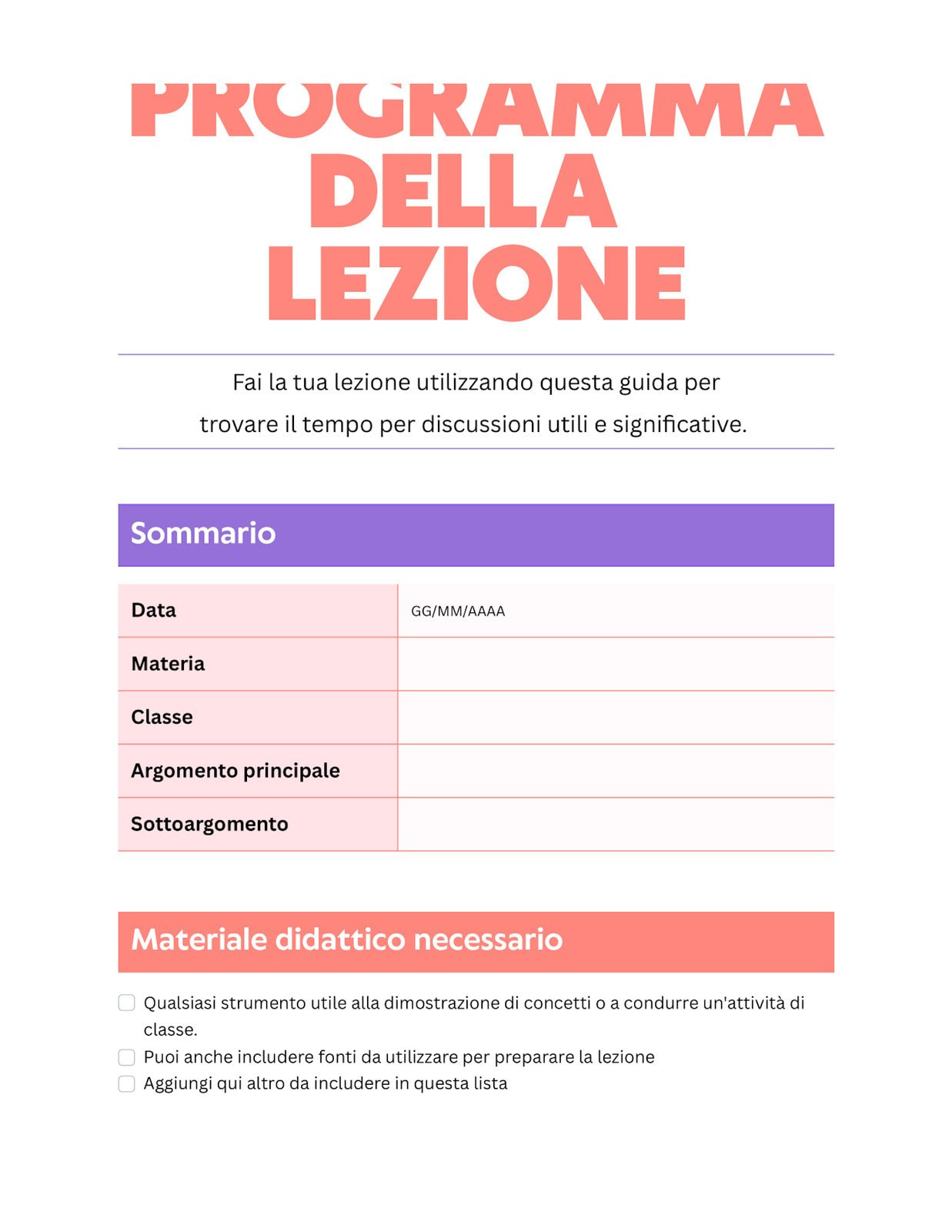 Crea una proposta evento: strumento gratuito per creare proposte di ...