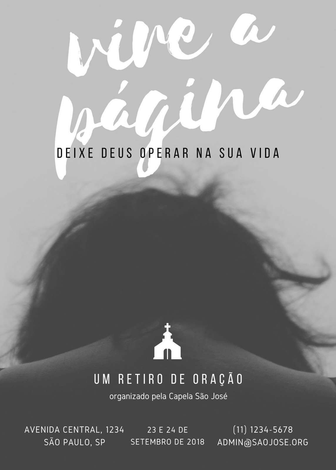 Crie Panfleto de Igreja Online Gratuitamente | Canva