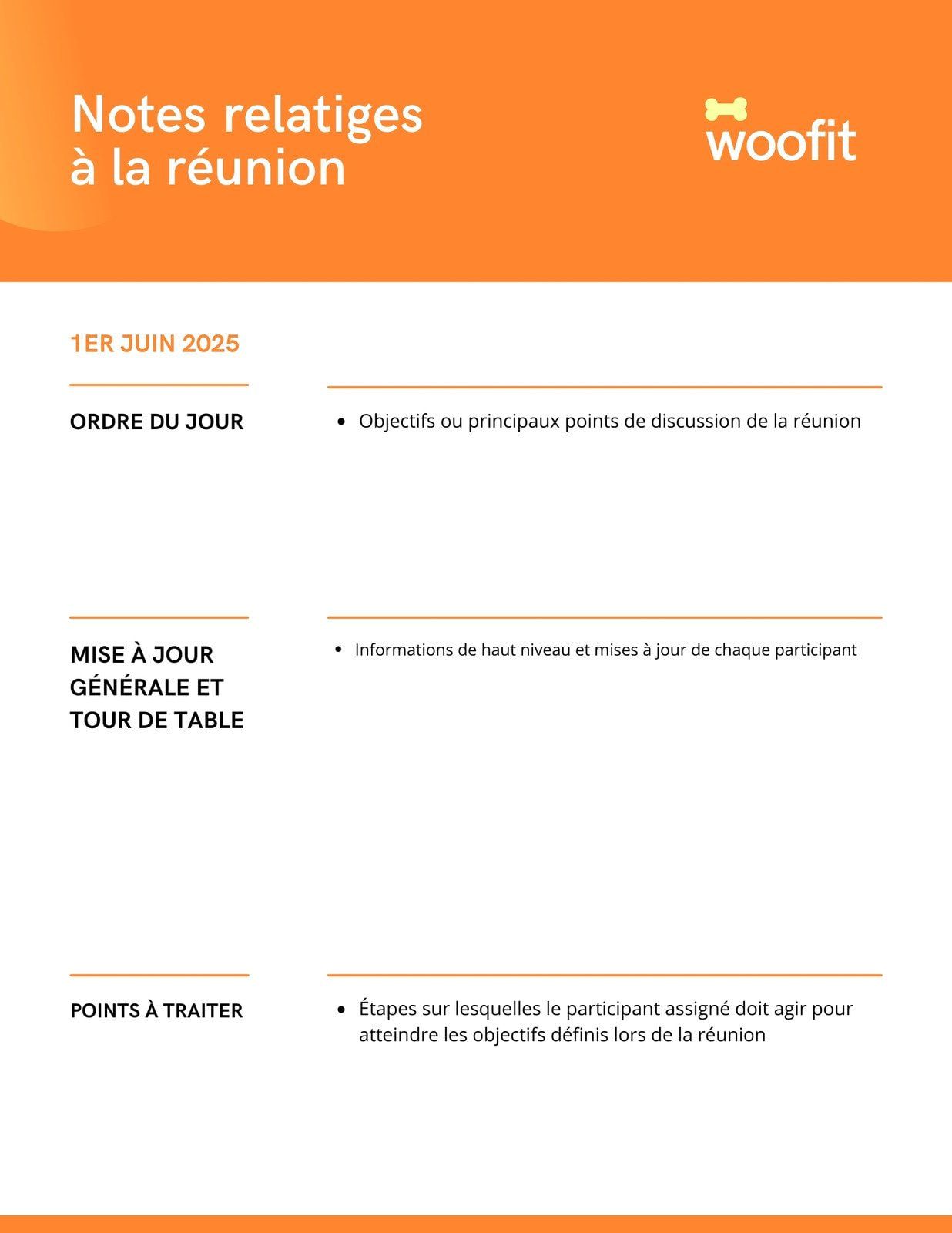 Procès verbal : créez votre procès verbal de réunion en ligne | Canva