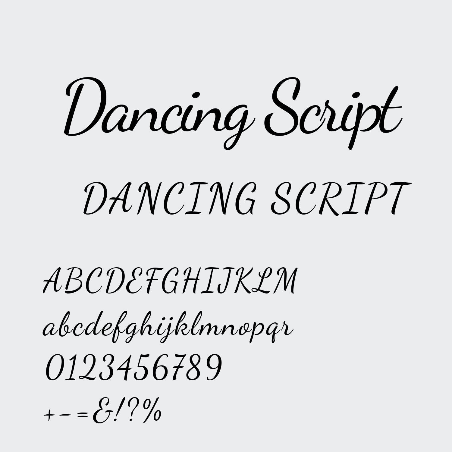 Kalligraphie Schriftarten