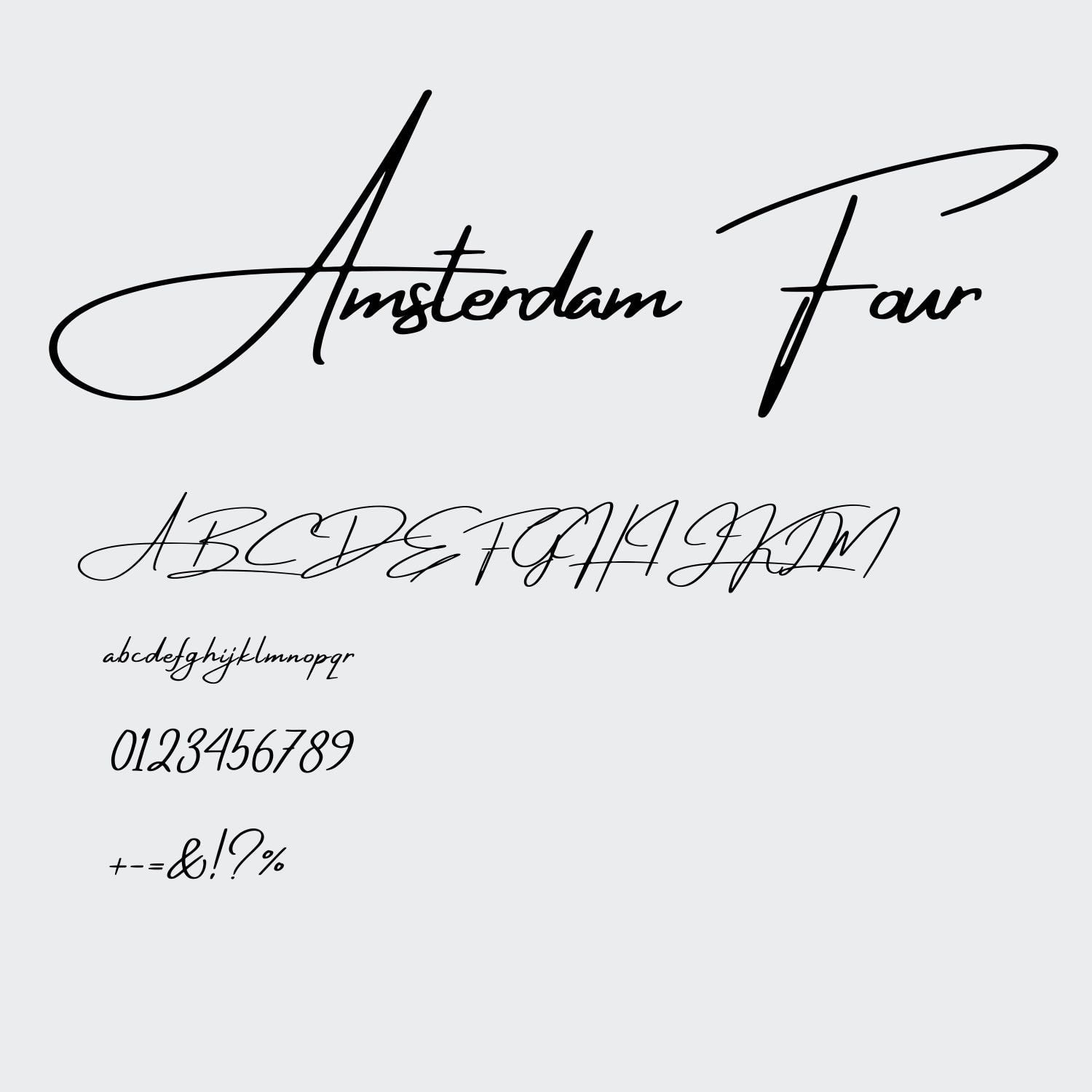 Ausgefallene Schreibschriftarten