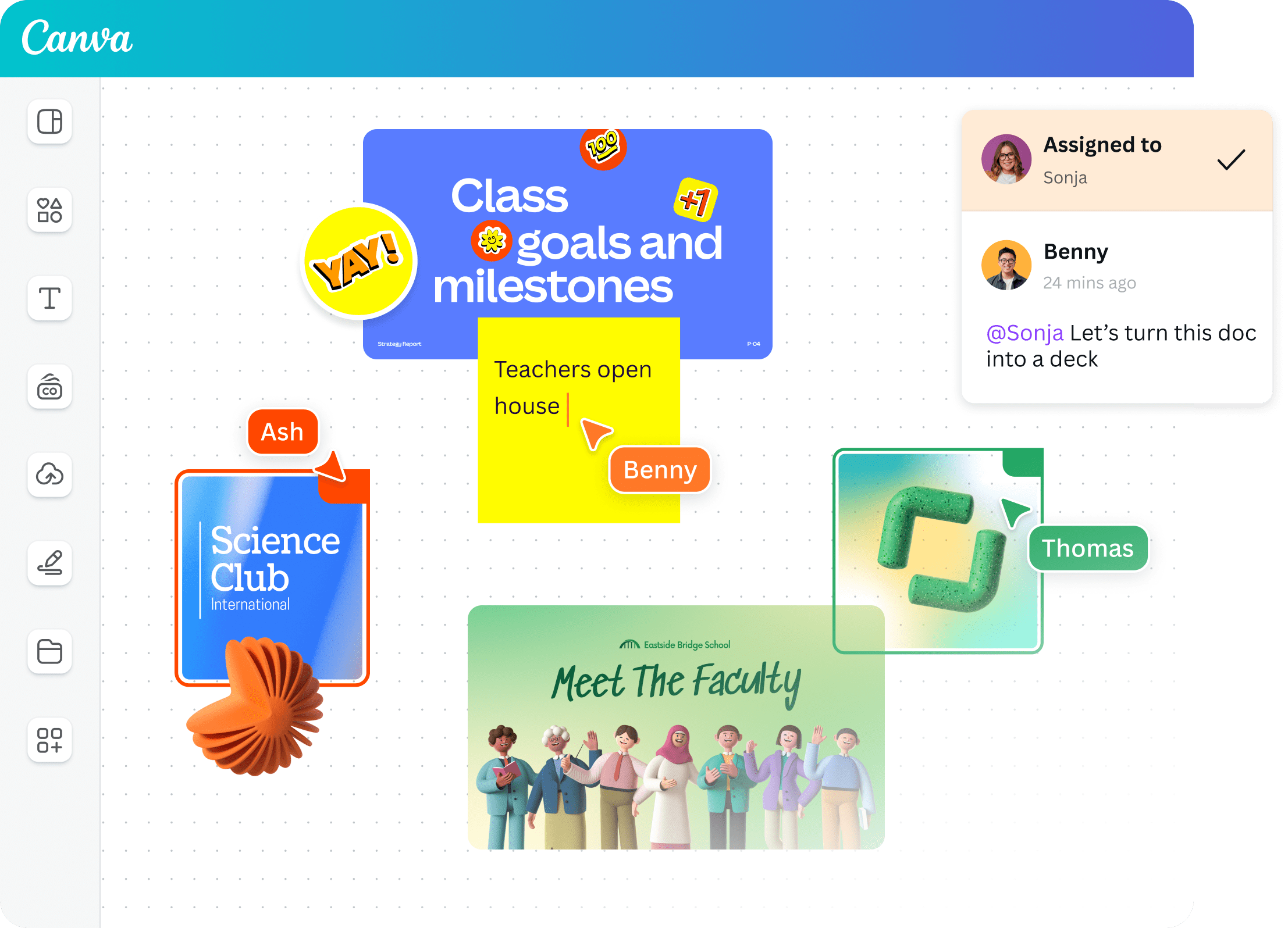 Get Canva for your K-12 school - 100% free.