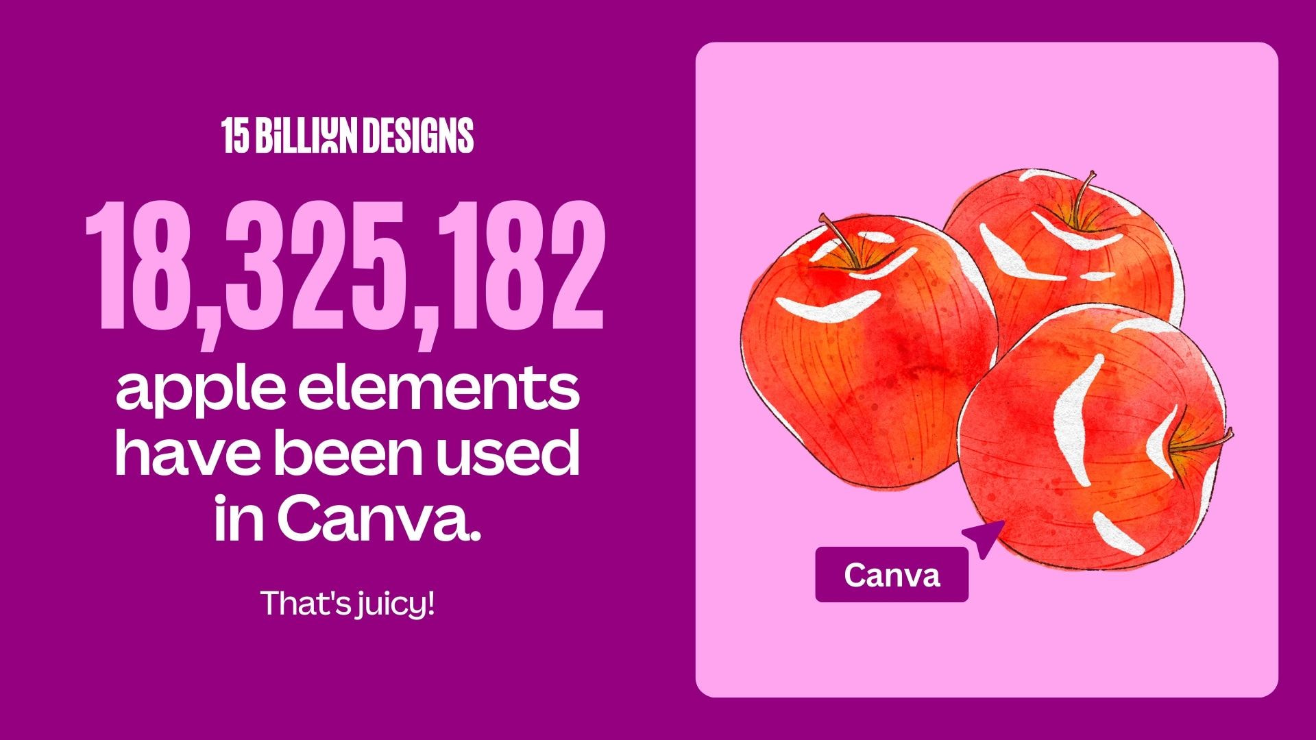 Celebrating 15 billion designs in Canva