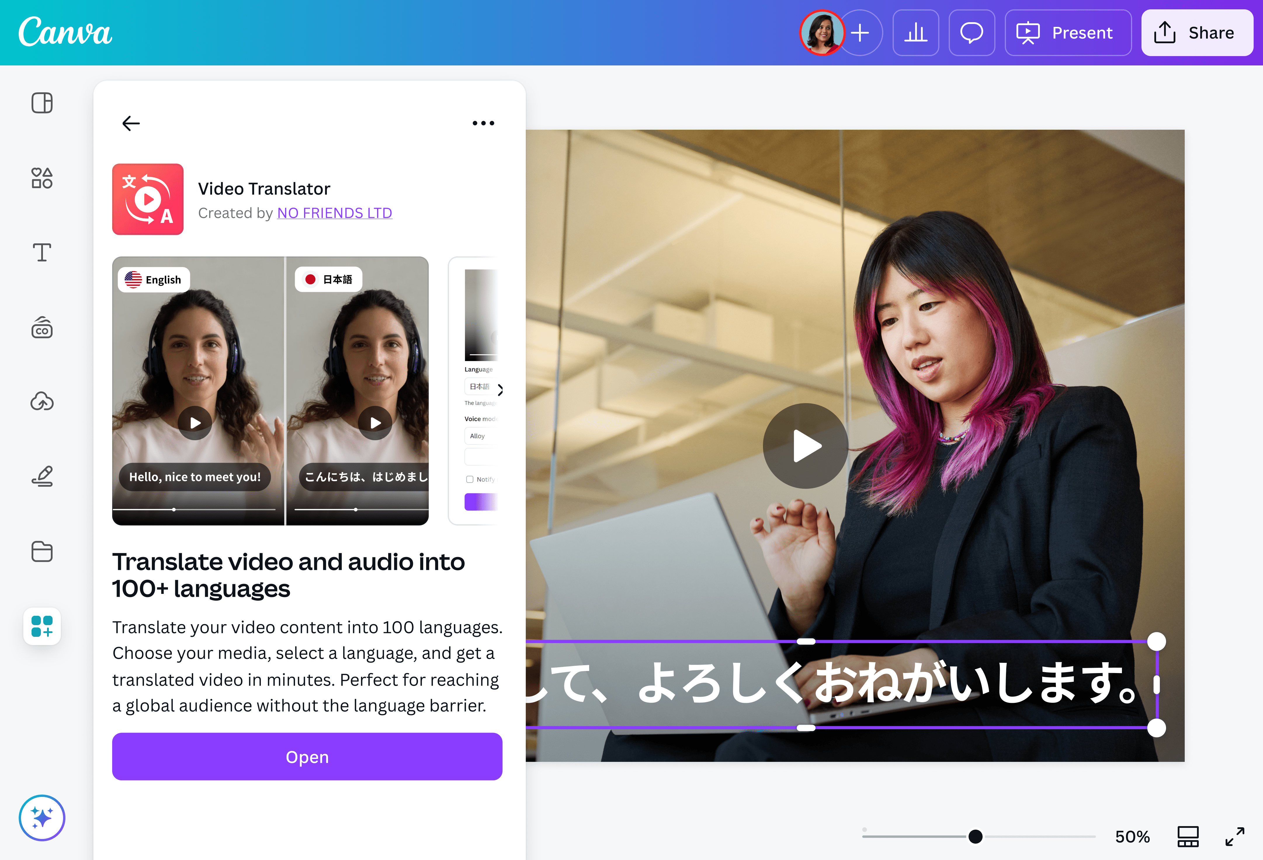 AI Video Translator: Translate a video with AI | Canva