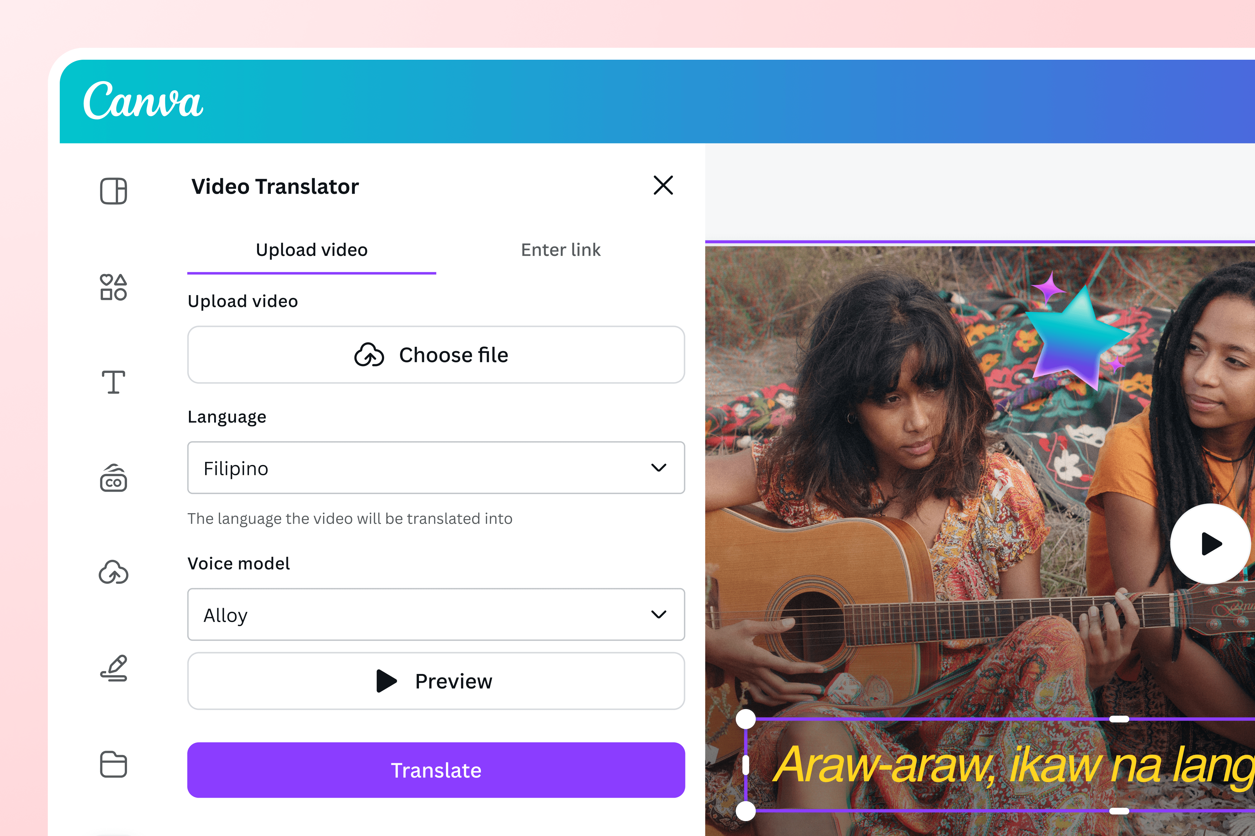 AI Video Translator: Translate a video with AI | Canva