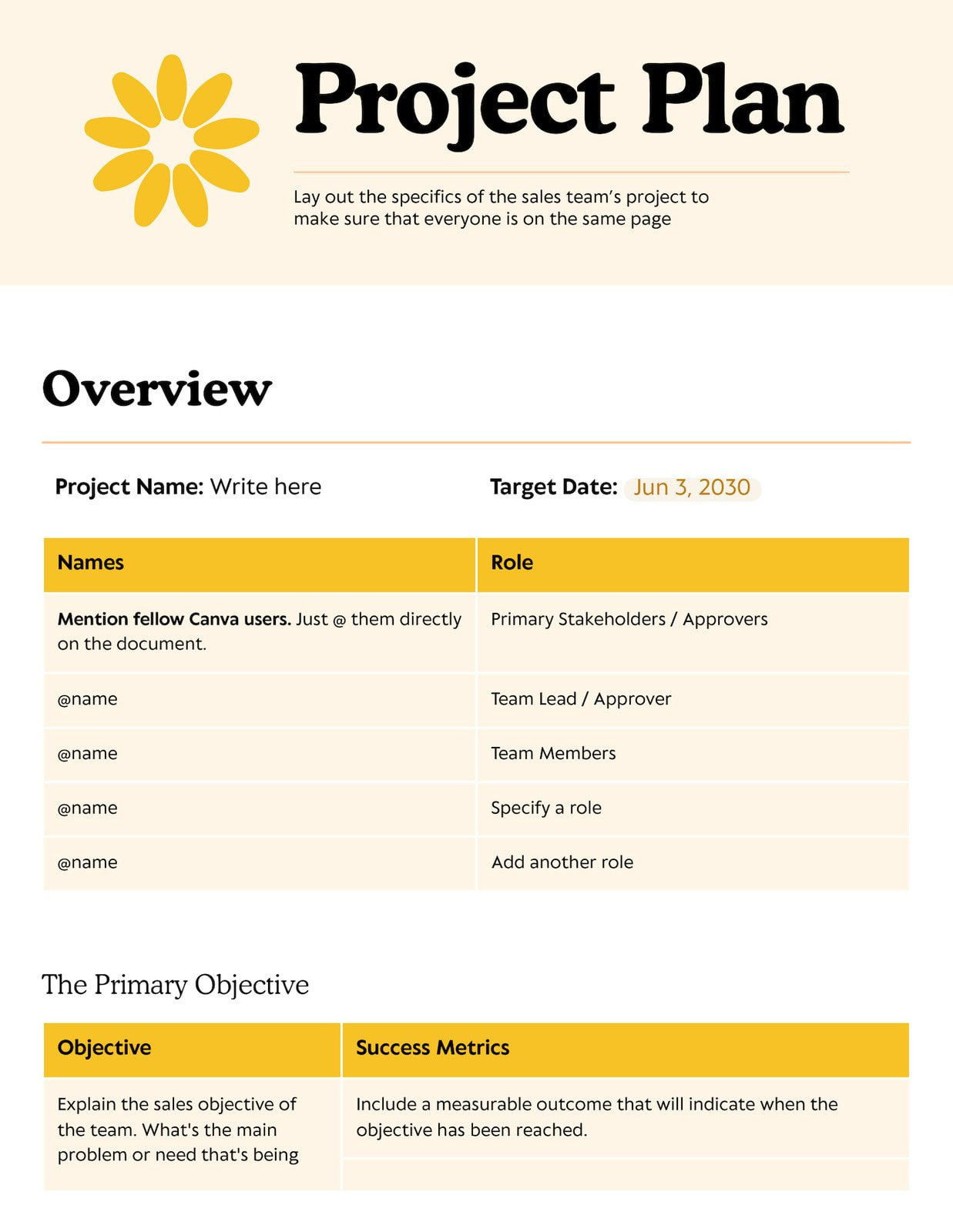 Plan de projet : modèles et guide pratique | Canva