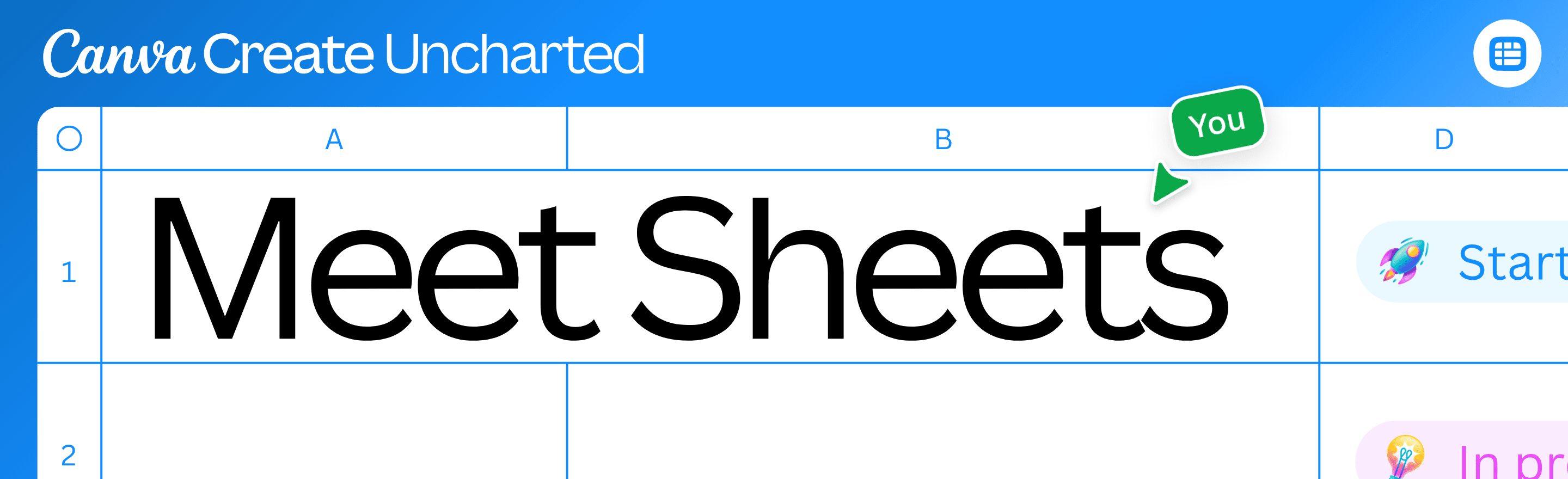 Canva Sheets is here: Visualise, analyse, and create at scale