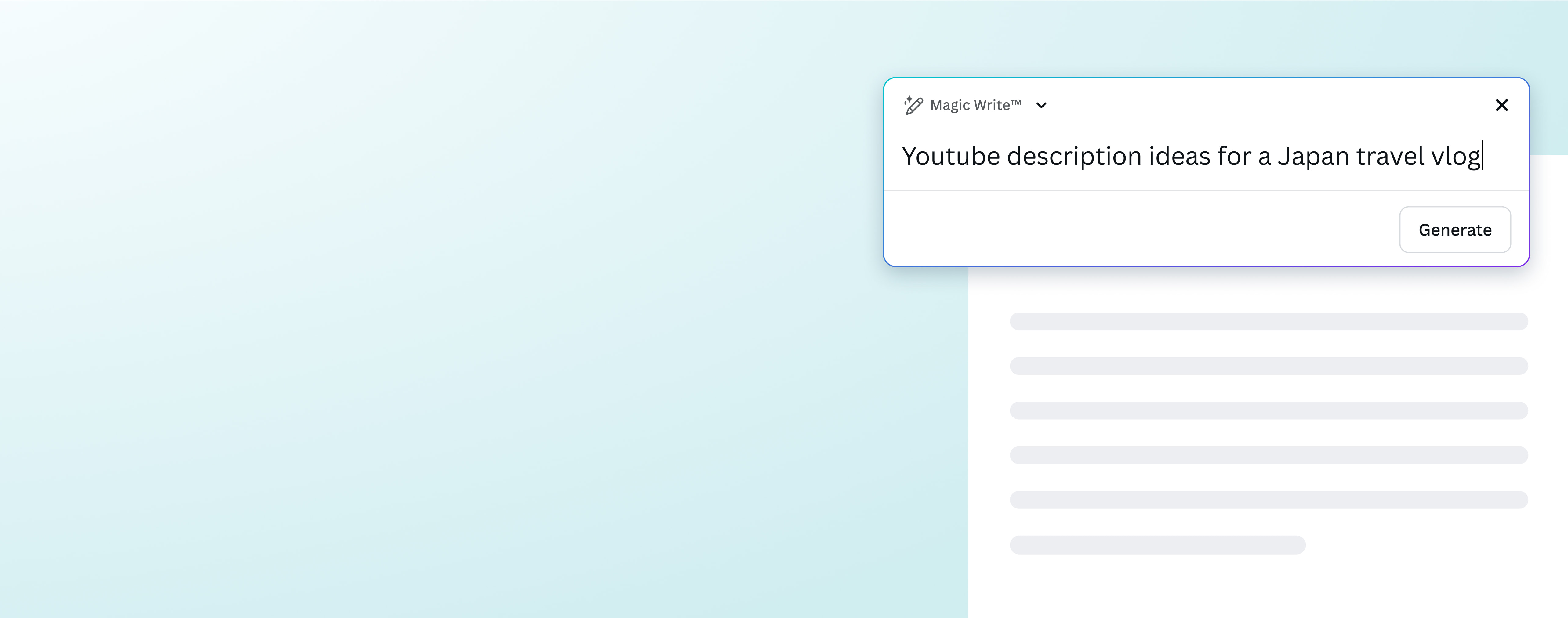 AI YouTube Description Generator | Canva
