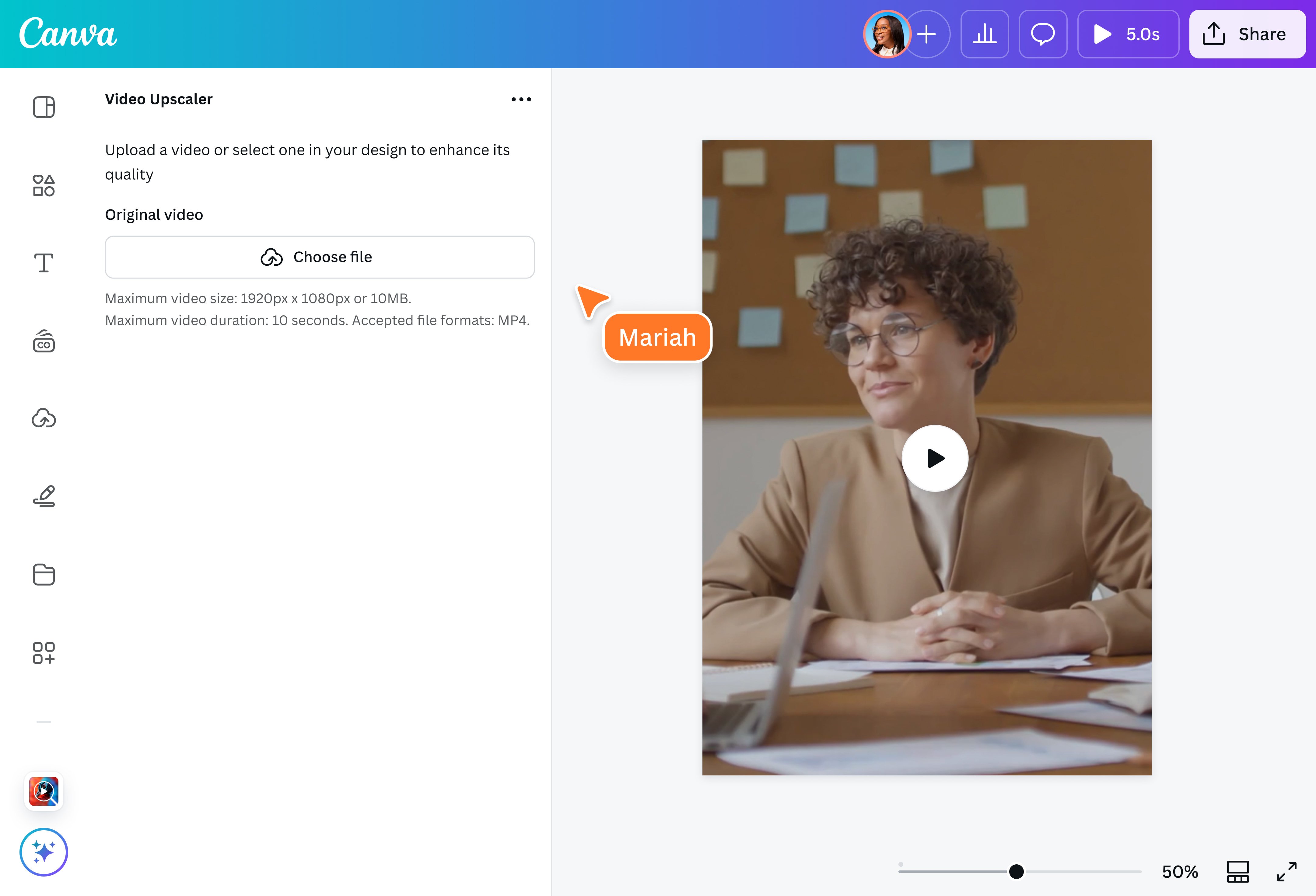 Free AI Video Upscaler: Enhance videos online | Canva