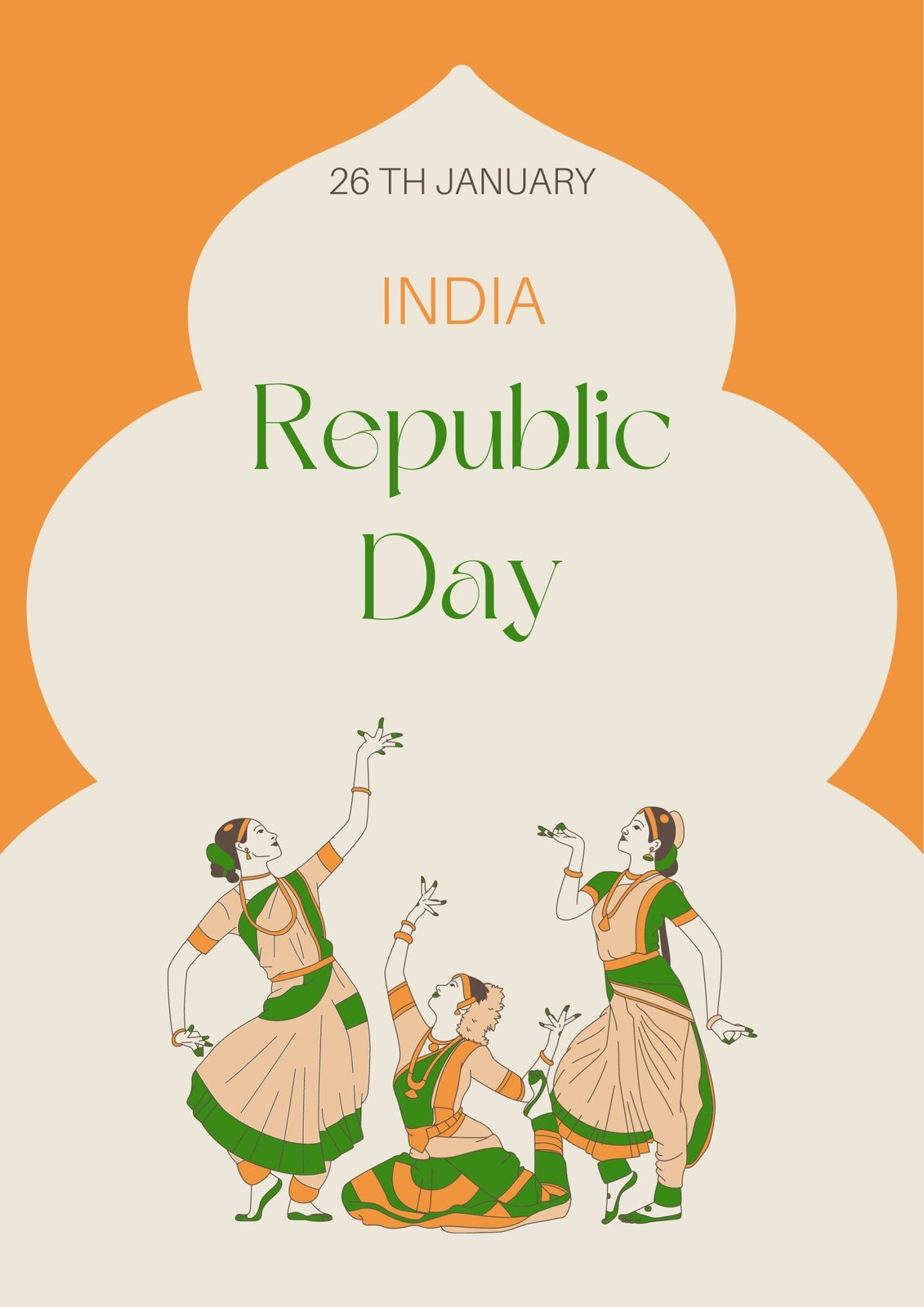 Free India Republic Day Poster Maker by Canva