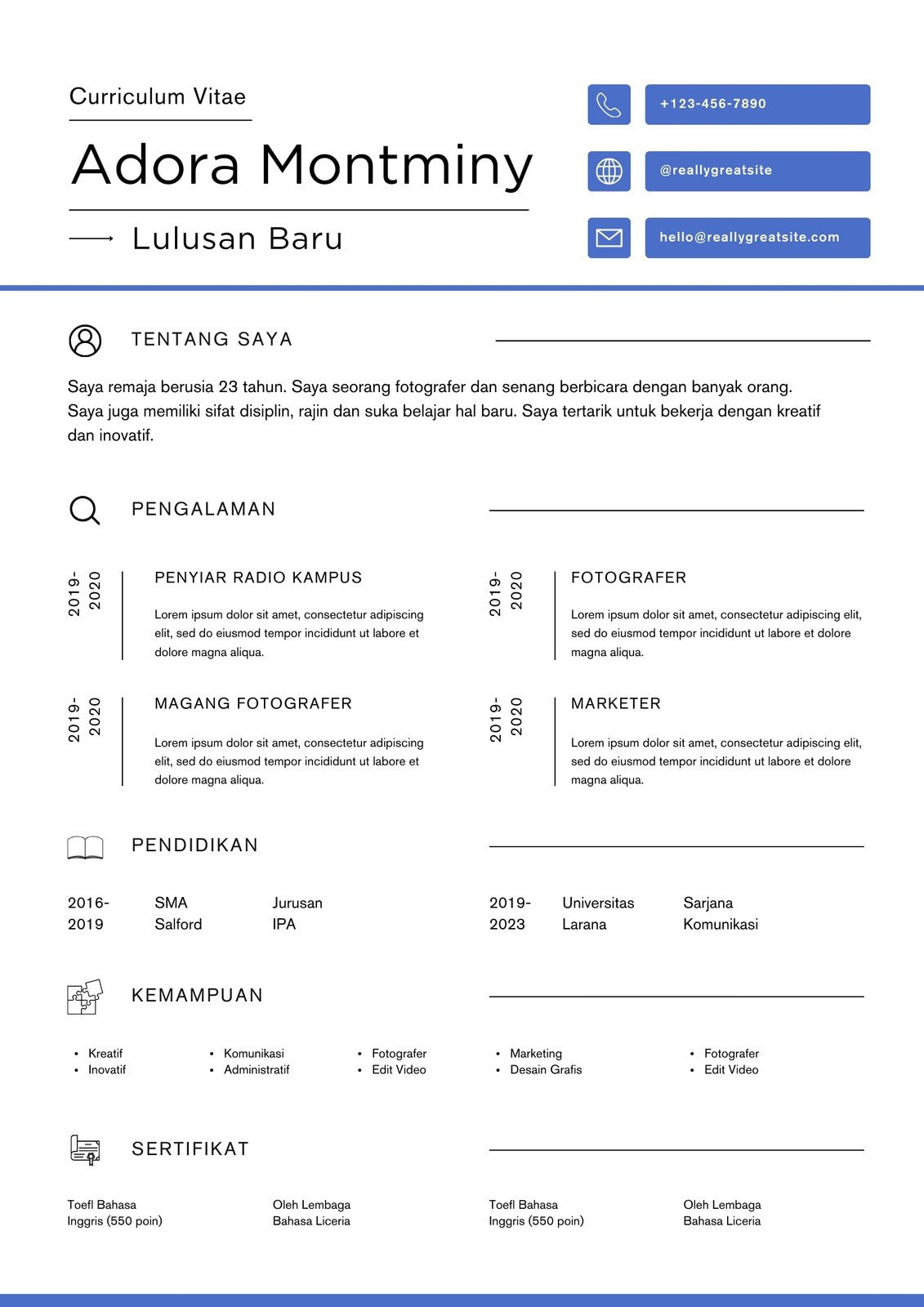 Membuat CV ATS yang Menarik dan Mampu Bersaing | Canva