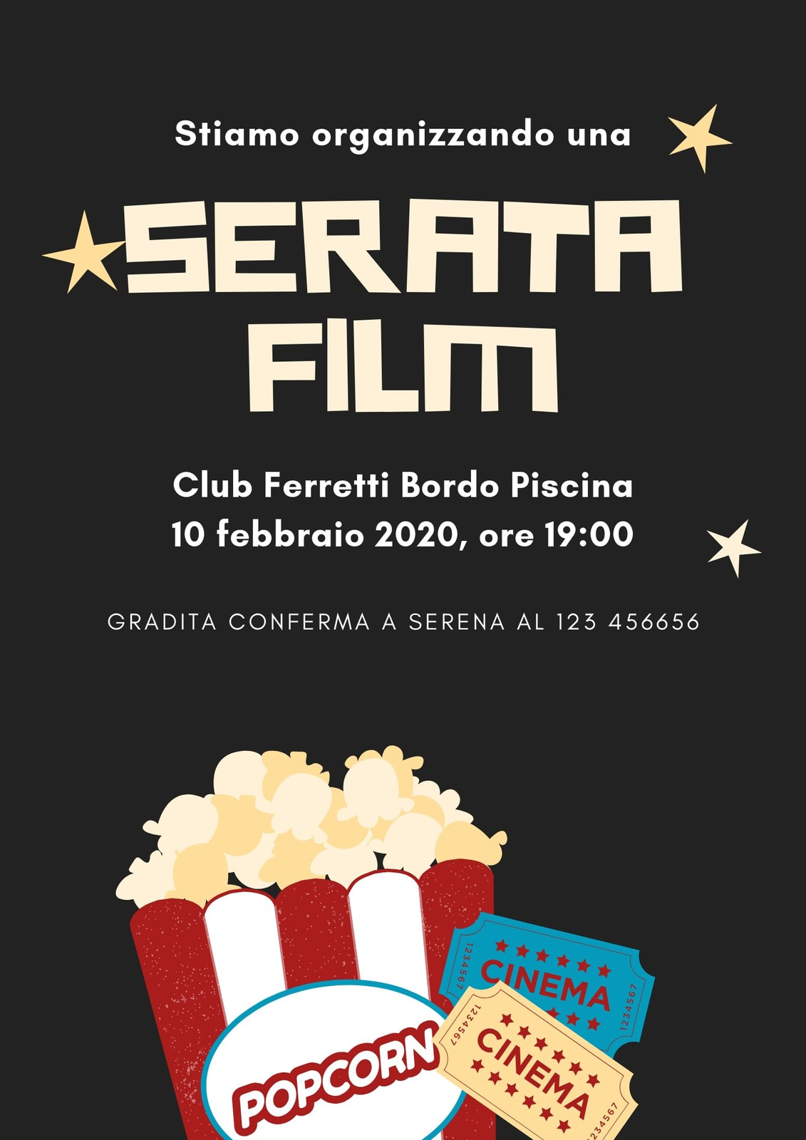 Crea locandine film online gratis | Canva