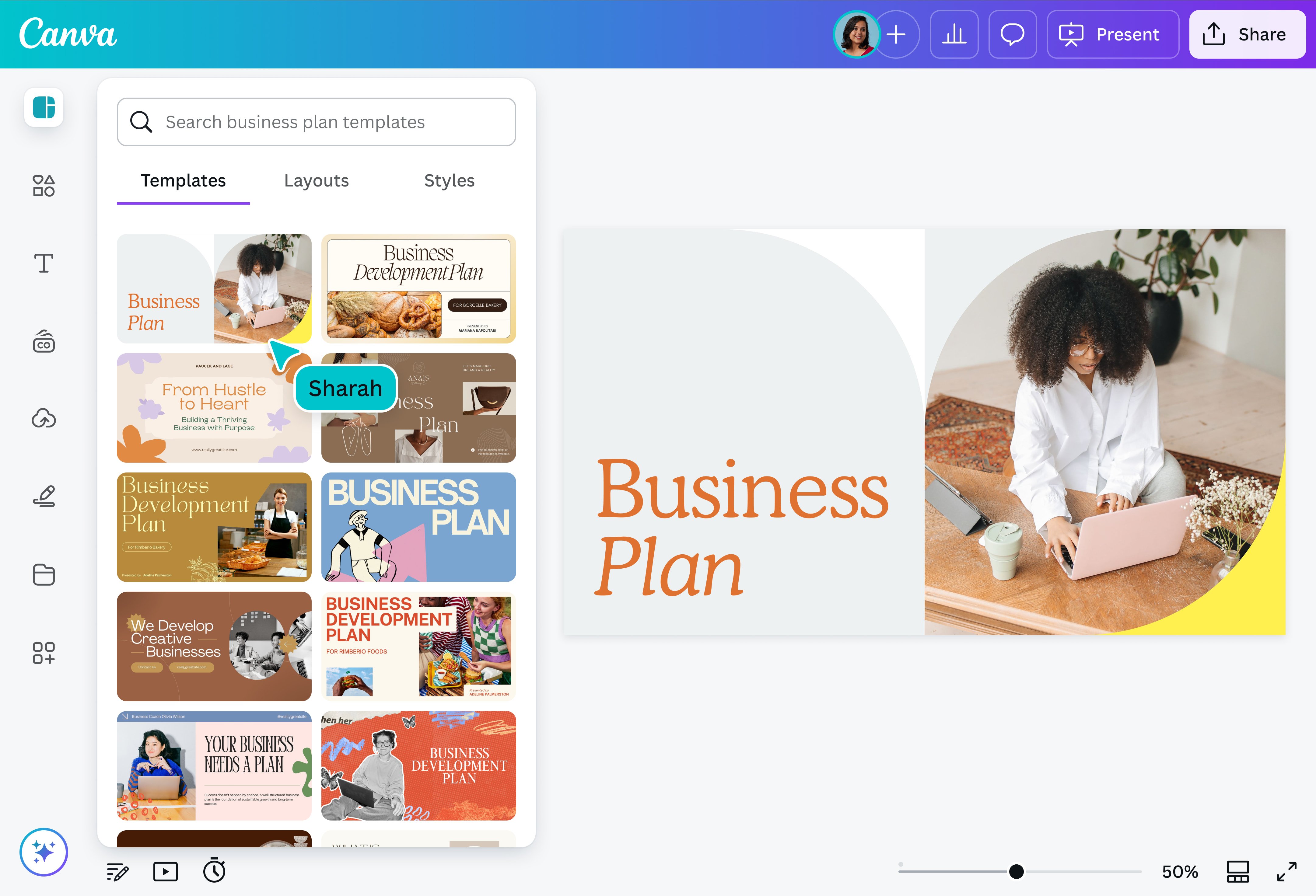 Free customizable business plan presentations | Canva