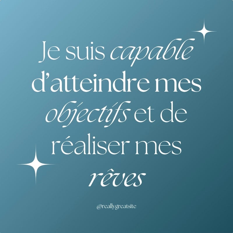 Le meilleur des citations positives pour se motiver | Canva