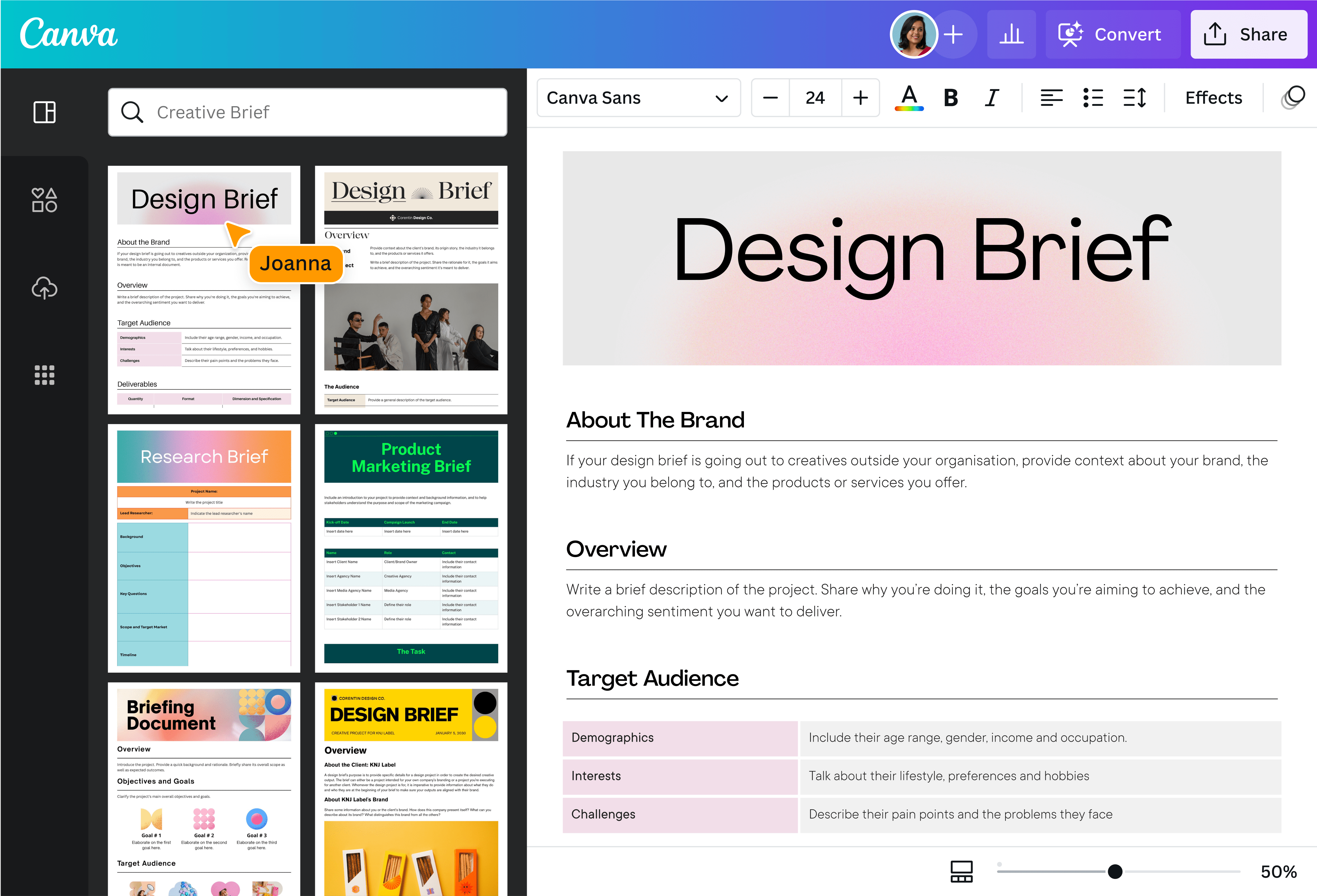 Come scrivere un brief creativo: esempi, consigli e modelli | Canva