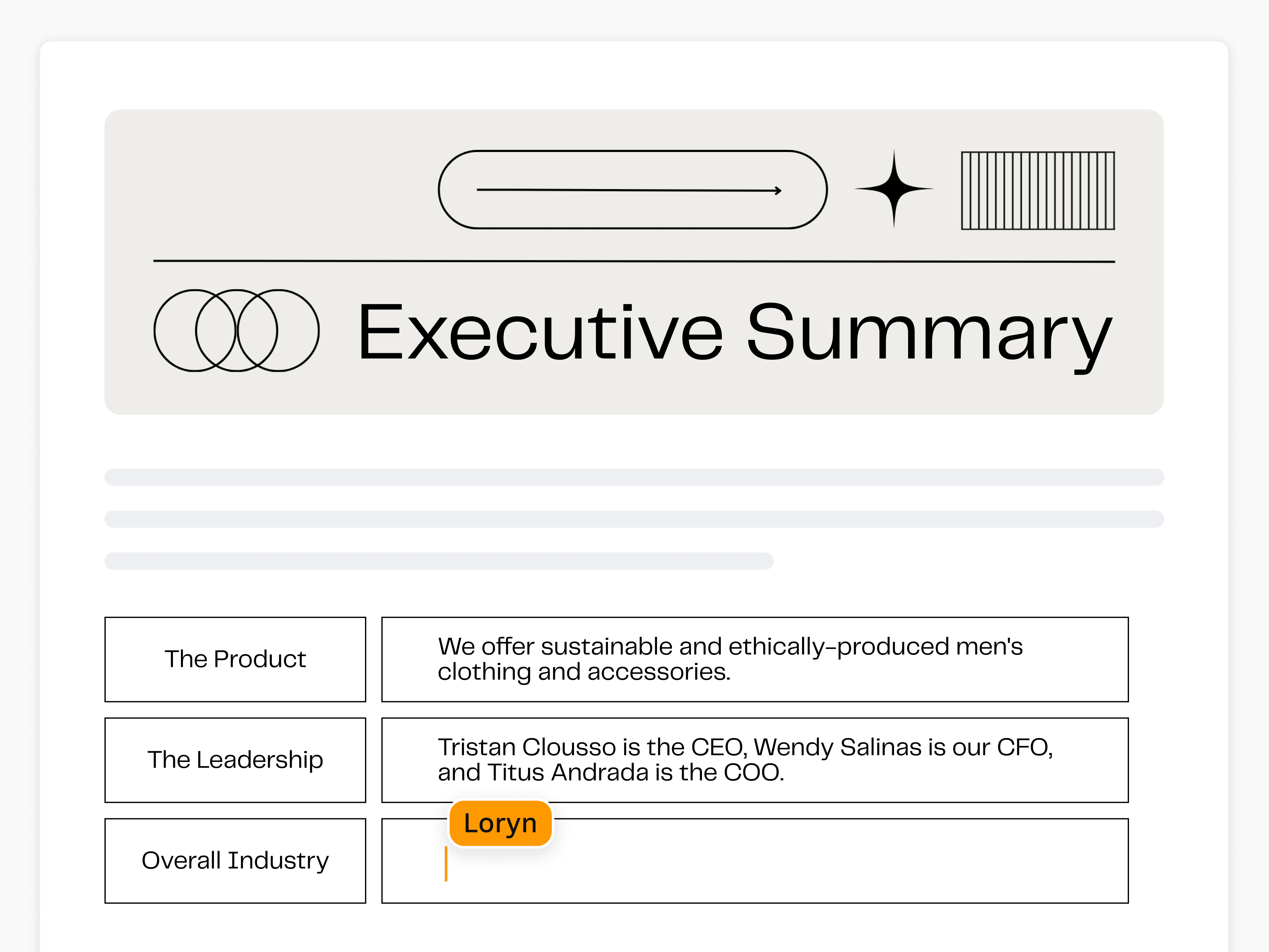 Come scrivere un executive summary: modelli, consigli, esempi | Canva