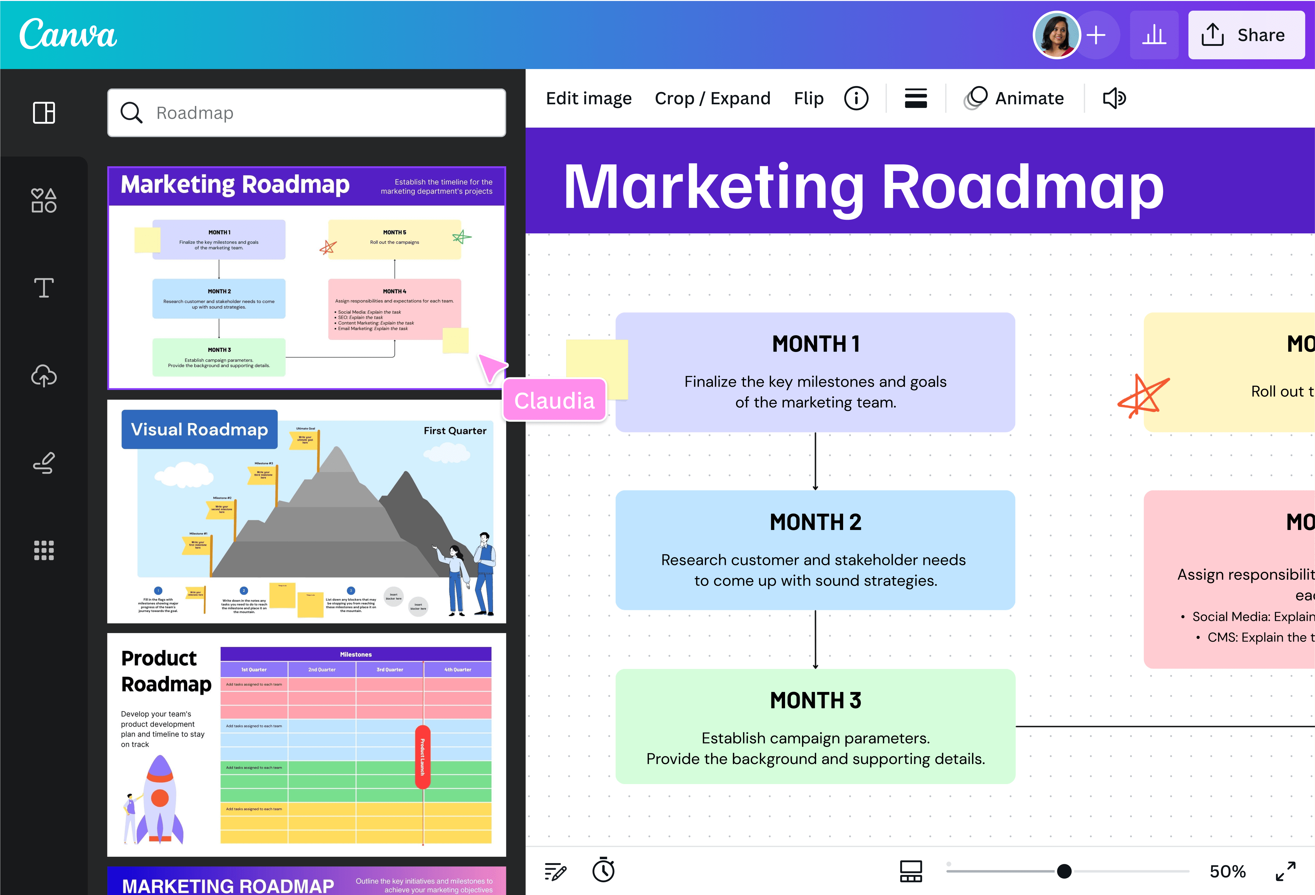 Tạo Roadmap Online: Hướng Dẫn, Các Mẫu Miễn Phí | Canva