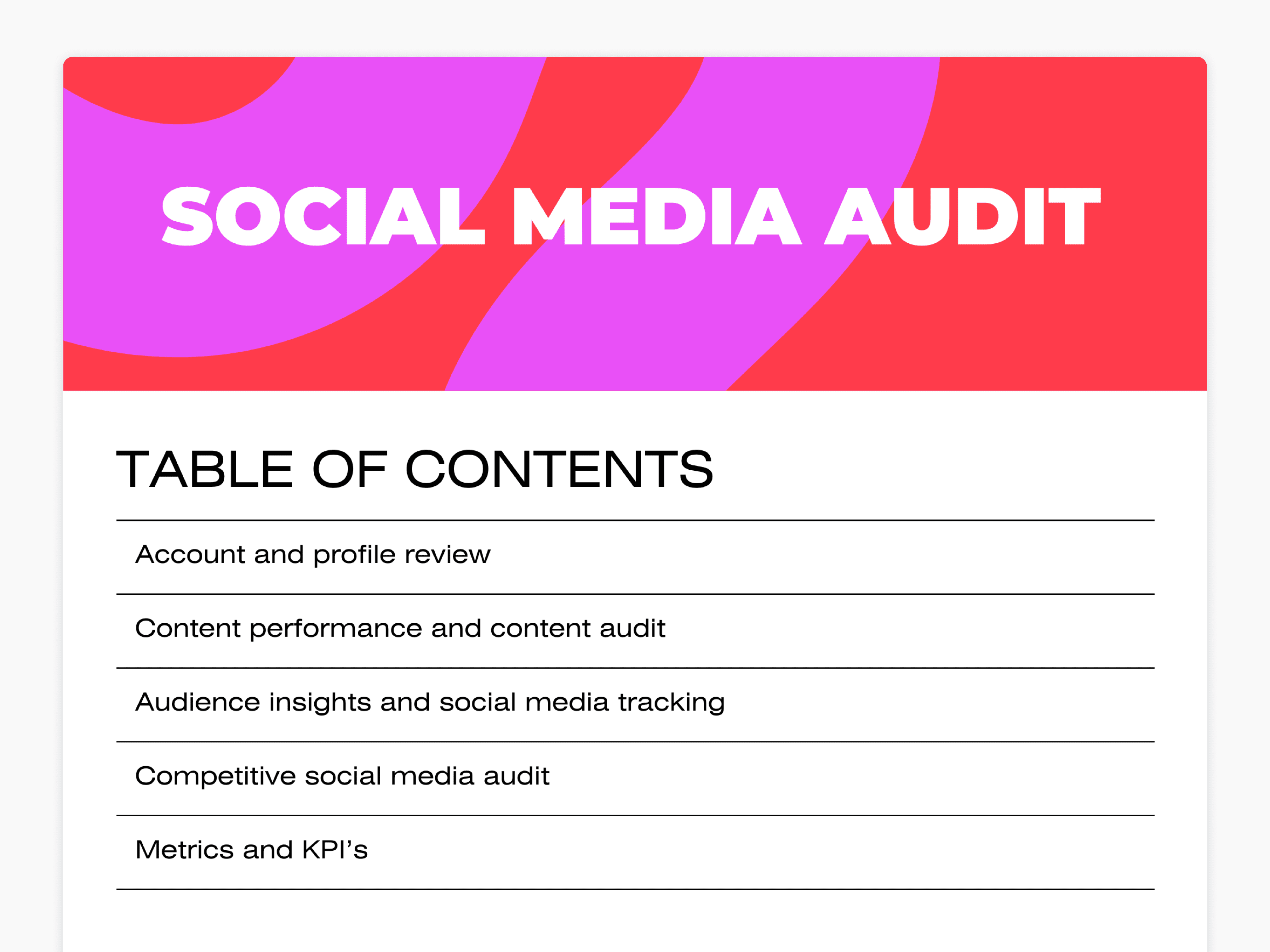 Conduct a social media audit: How-to and templates | Canva