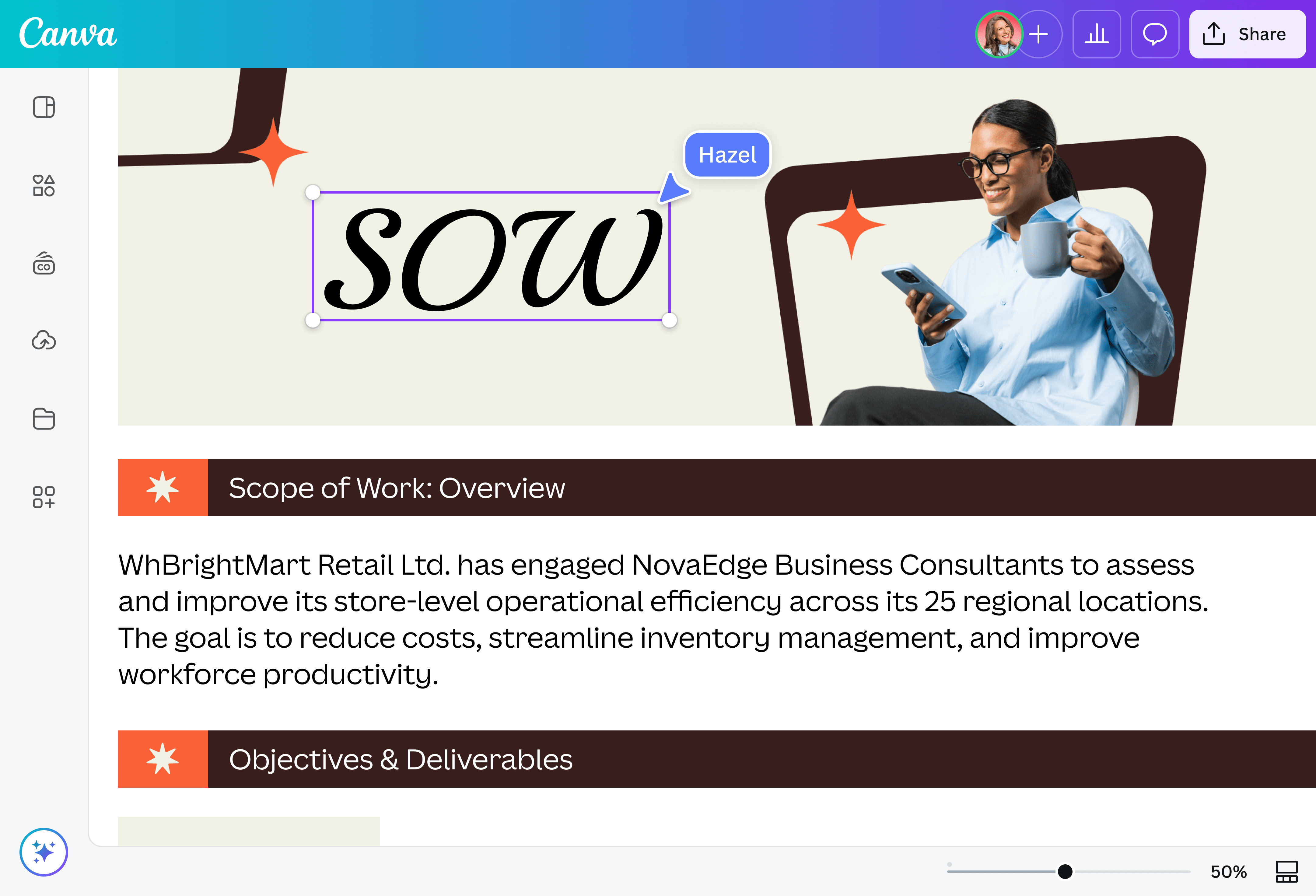 Write a scope of work: Meaning, examples, templates | Canva
