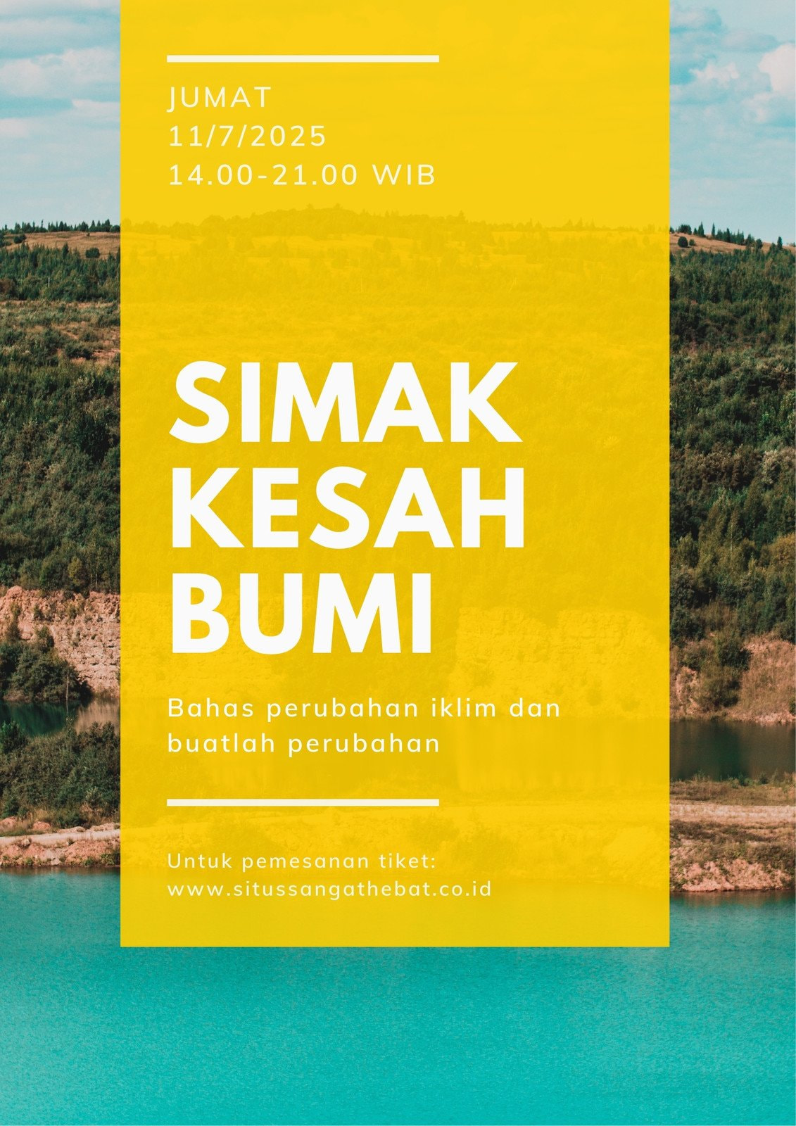 Membuat Poster Lingkungan Hidup yang Berkesan - Canva