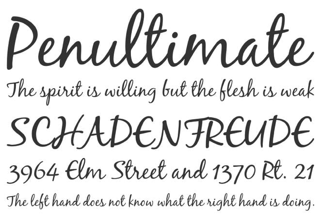 25 belles polices d’écriture manuscrites et en calligraphie | Canva