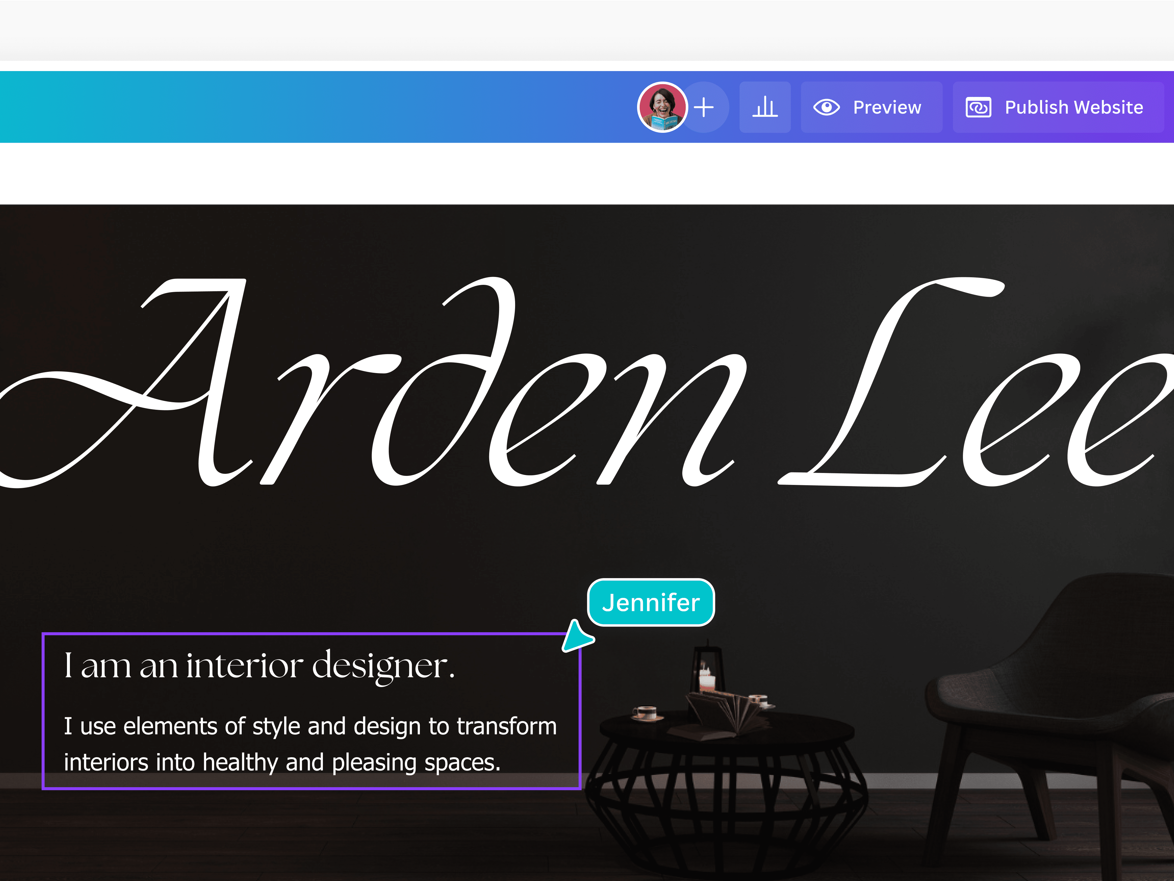 Website Portfolio Chuyên Nghiệp: Mẫu Miễn Phí & Mẹo Hay | Canva