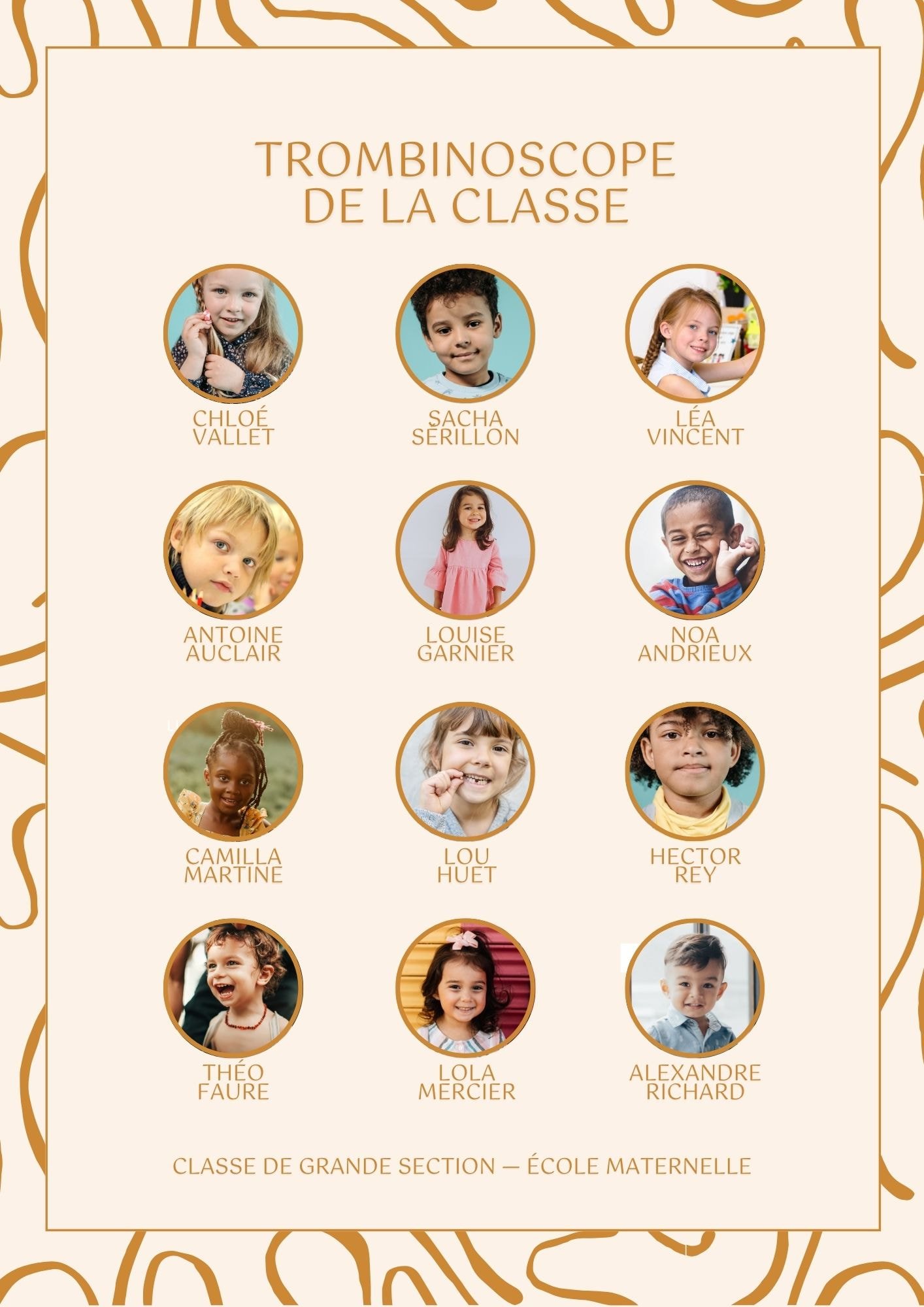 15 modèles pour faire un trombinoscope original gratuitement | Canva