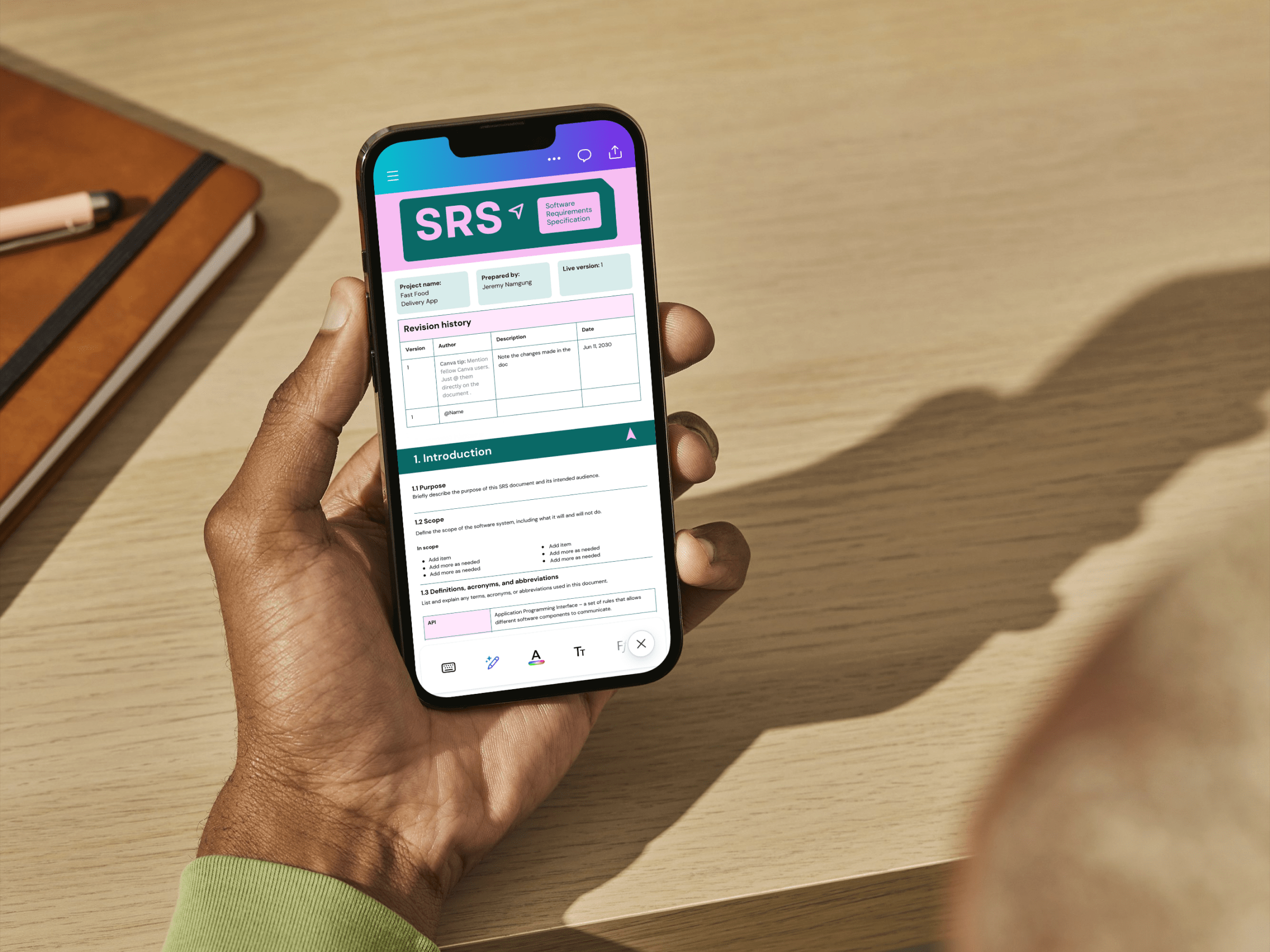 Write an SRS document: How-tos, templates, and tips | Canva