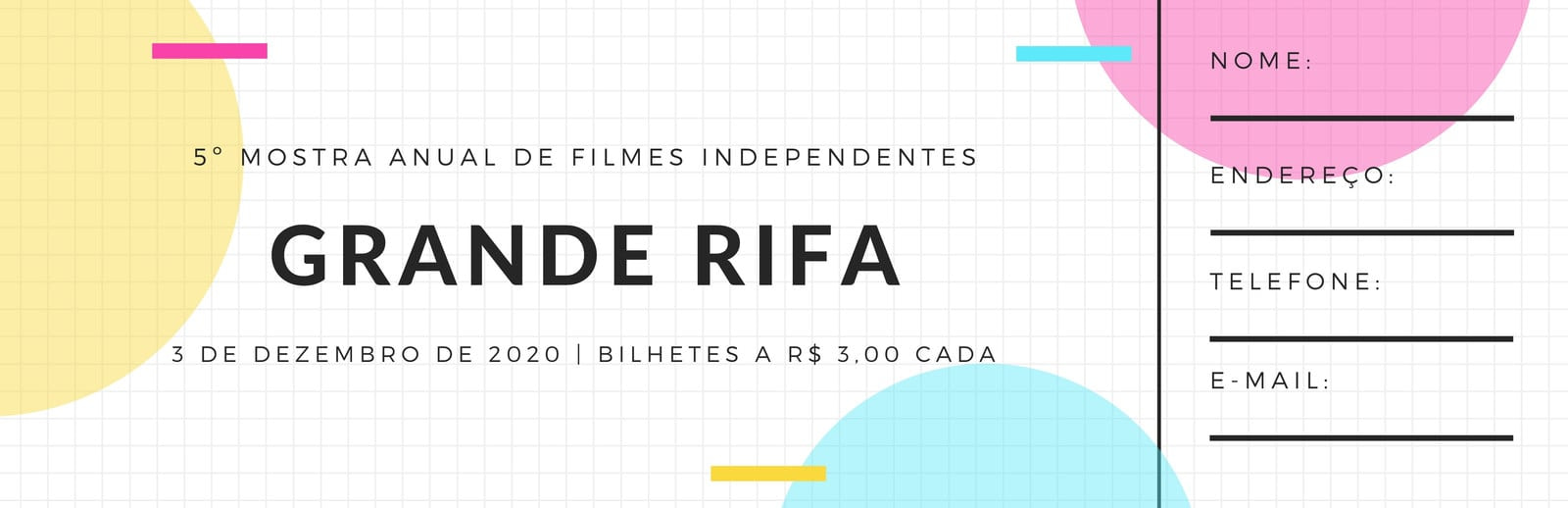 Criar bilhetes de rifa online Grátis | Canva