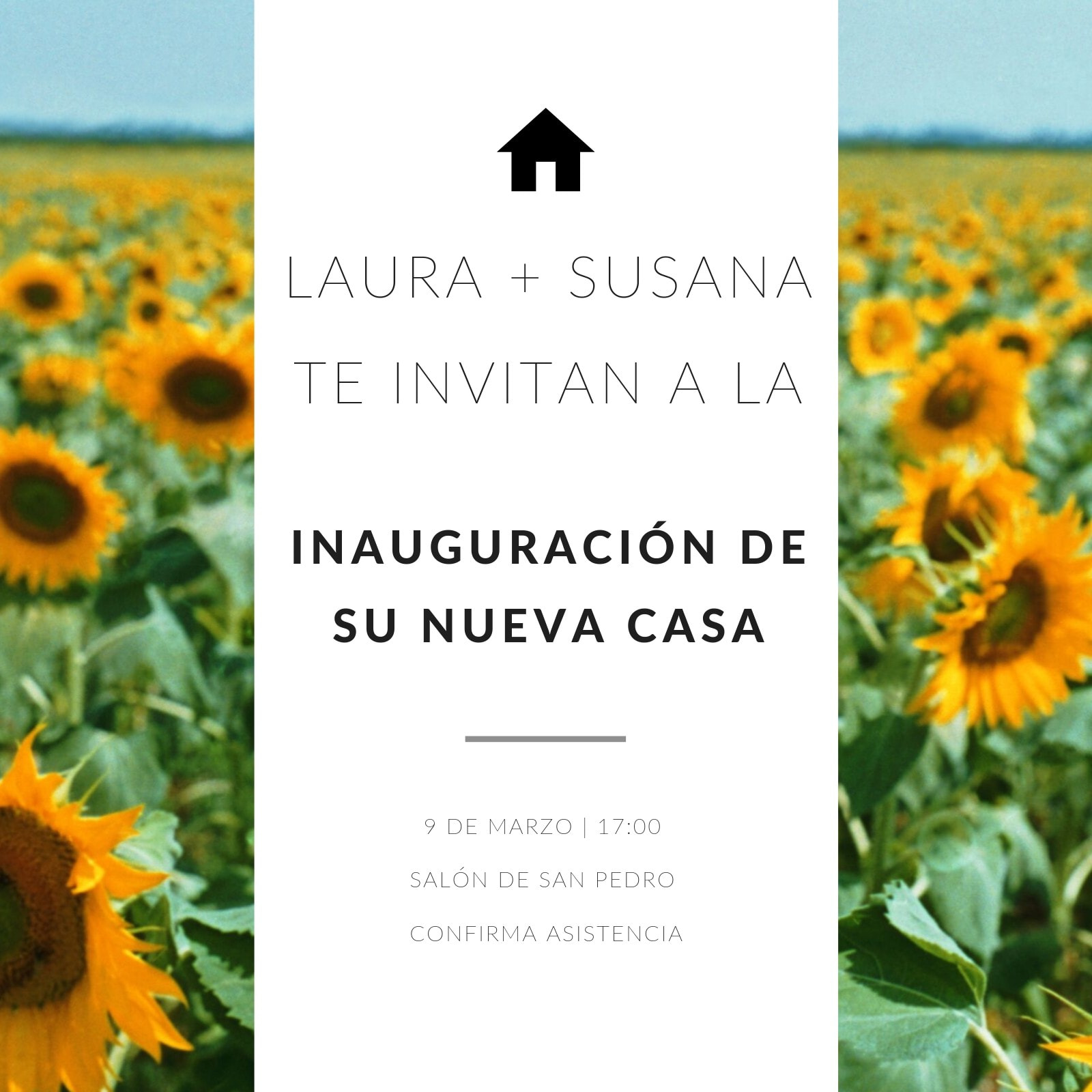 Diseña tus propias invitaciones de inauguración de tu casa - Canva