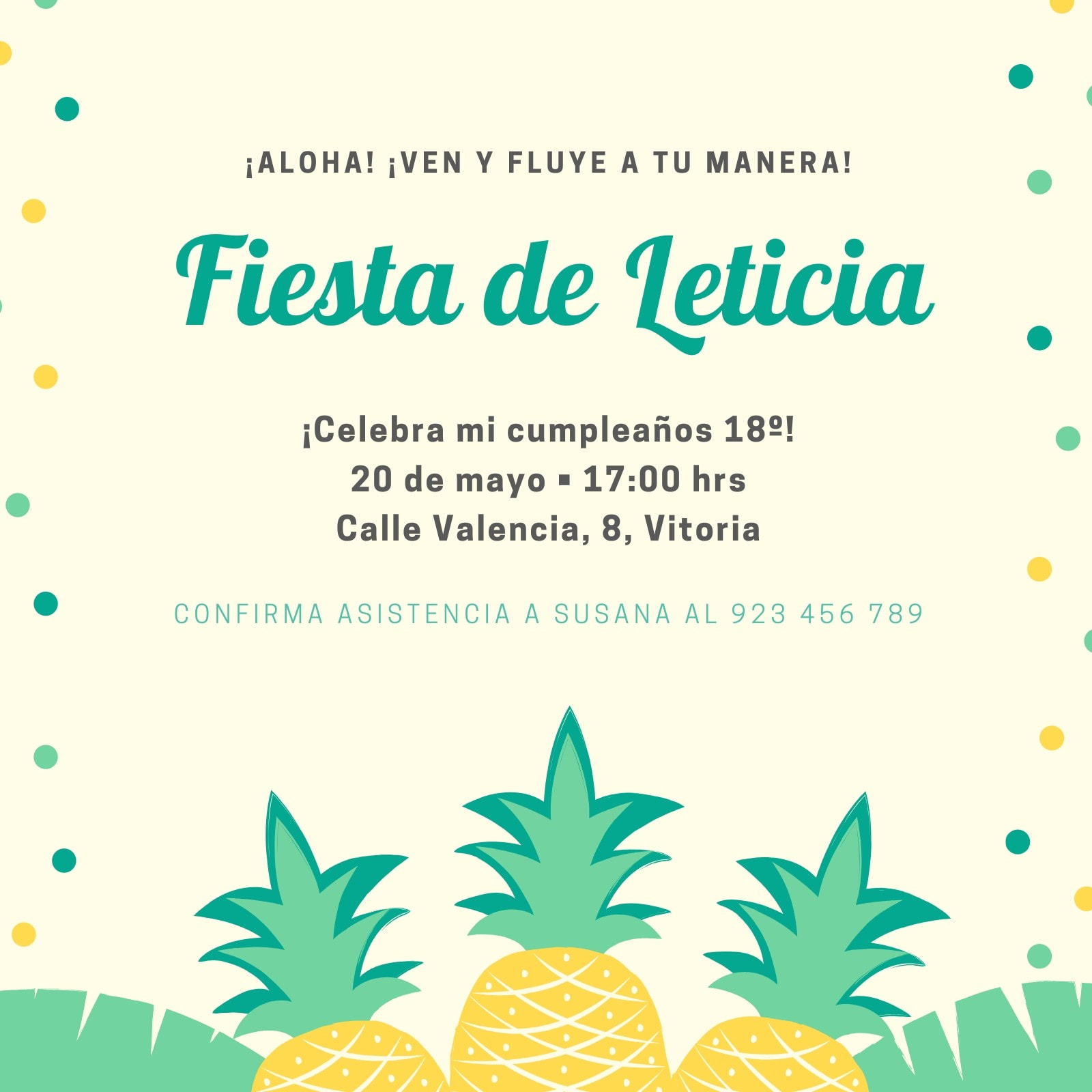 Diseña tus propias invitaciones de fiesta - Canva