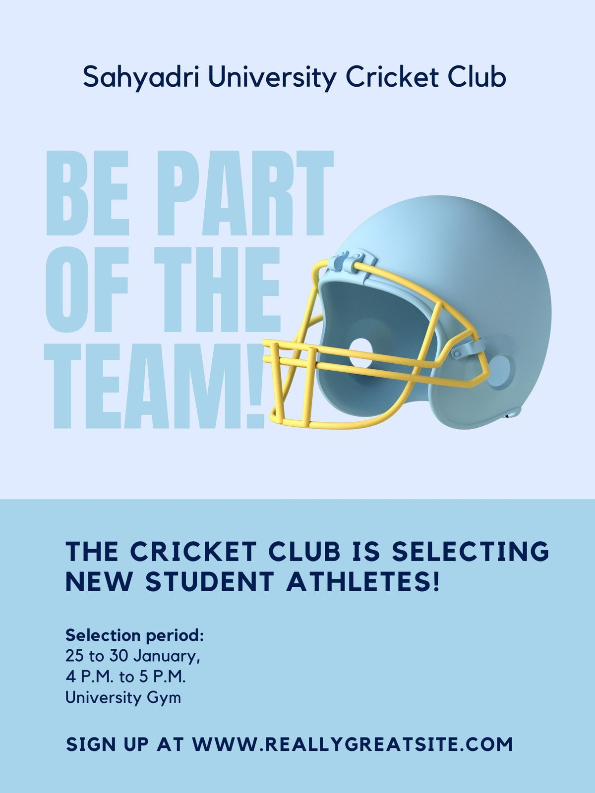 Free Online Cricket Tournament Poster Maker - Canva