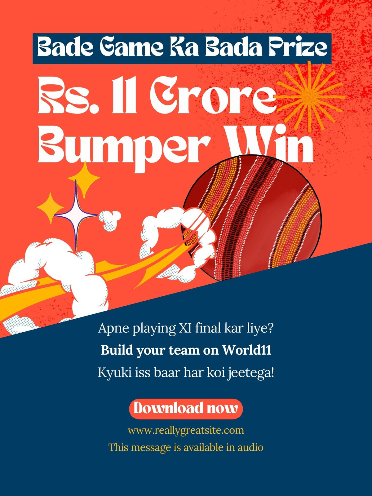 Free Online Cricket Tournament Poster Maker - Canva